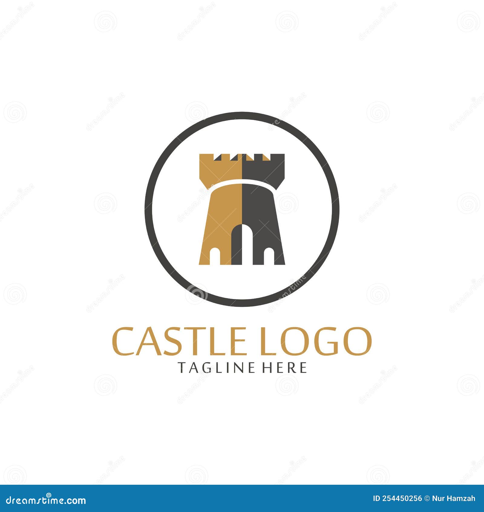 Vector Castle Logo Icon Template Stock Vector - Illustration of company ...