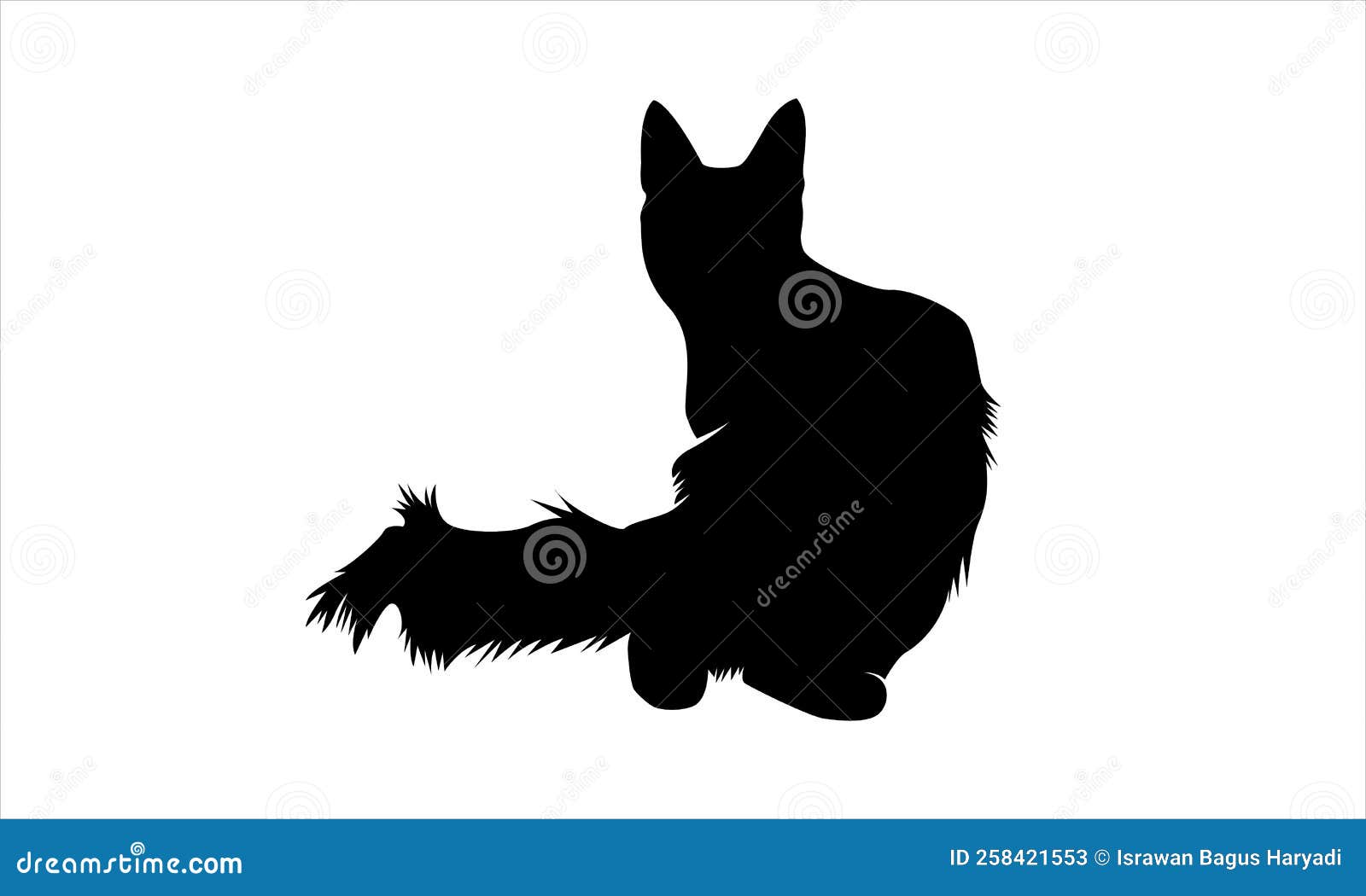 Vector Cat Silhouette Option 33 Stock Vector - Illustration of adorable ...