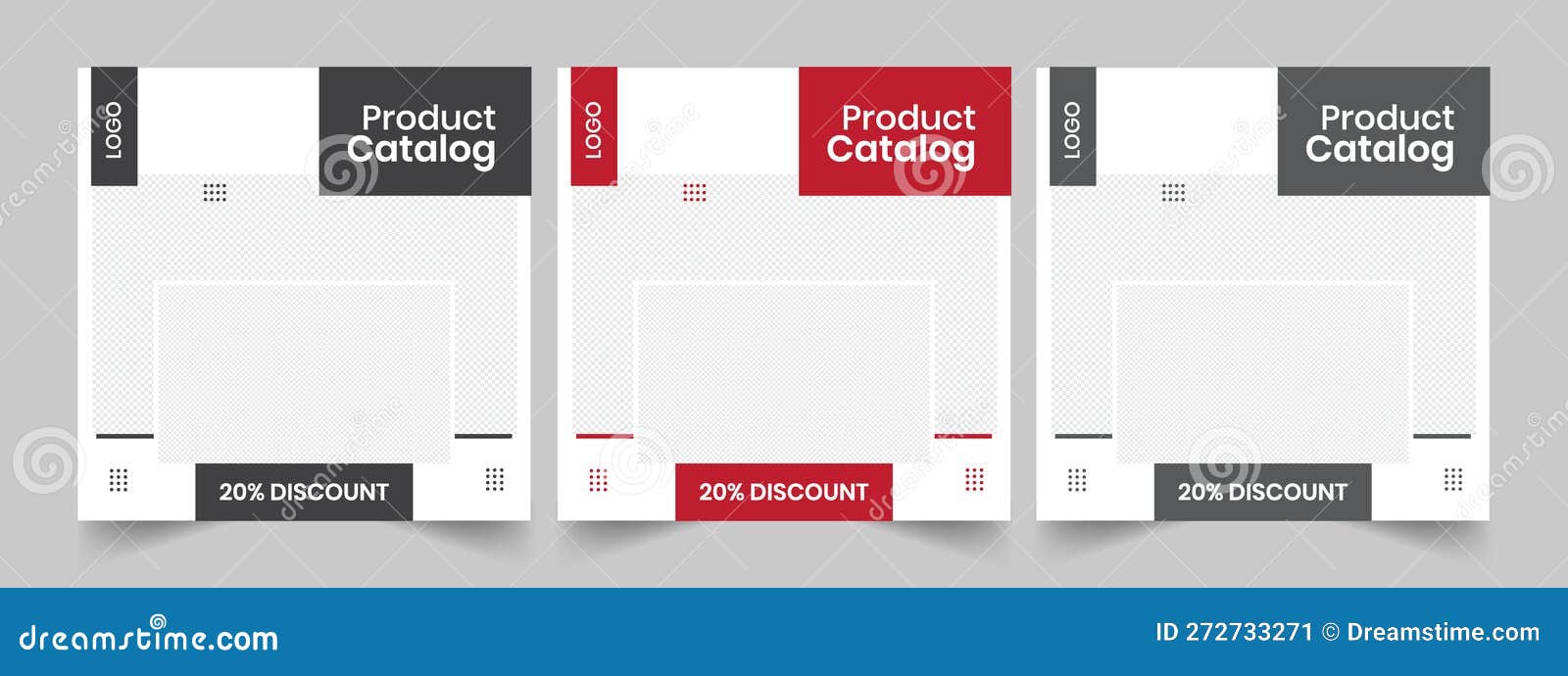 Vector Catalog Template or Square Banner Advertising Layout Stock ...
