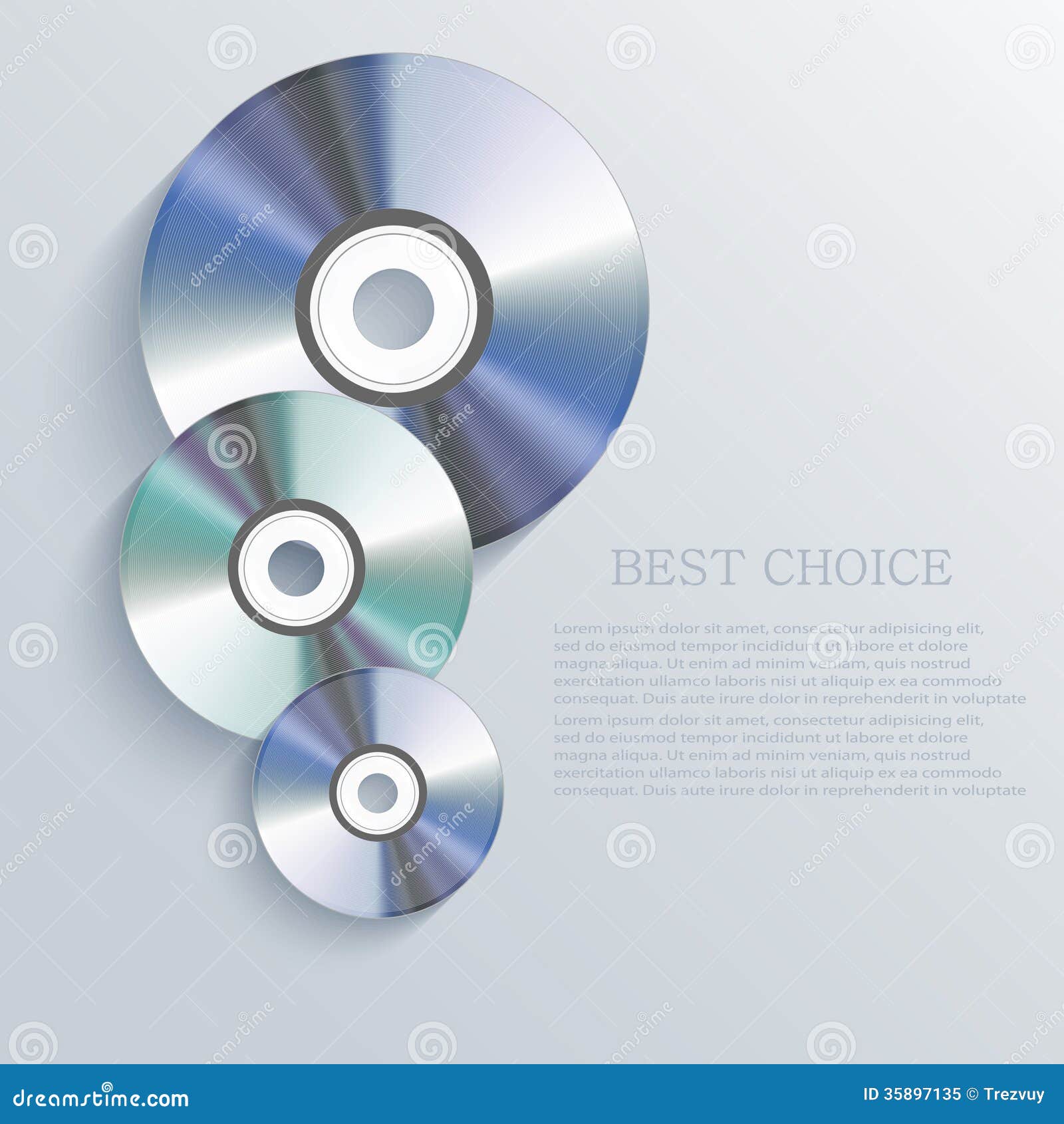 Vector Cd Background. Eps10 Stock Vector - Illustration of blue, media ...