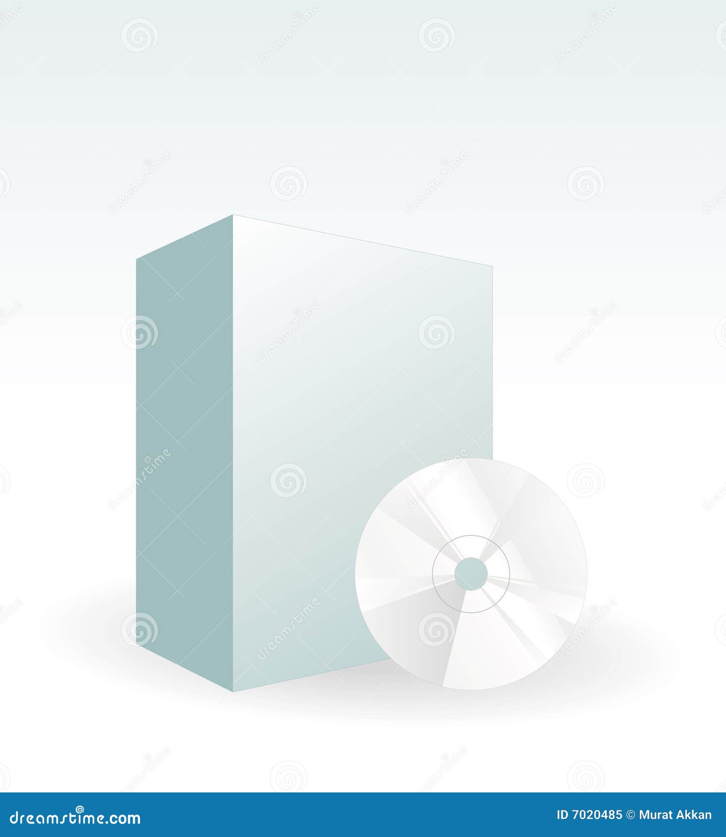 Vector Cd box stock vector. Illustration of case, equipment - 7020485