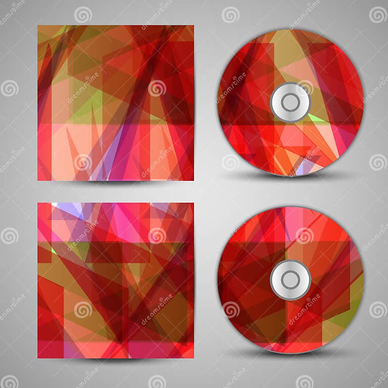 Vector Cd Cover Set for Your Design Stock Vector - Illustration of ...