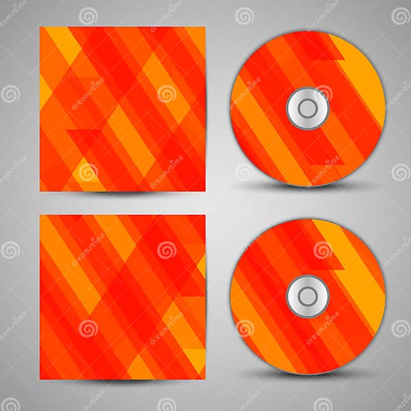 Vector Cd Cover Set for Your Design Stock Vector - Illustration of ...