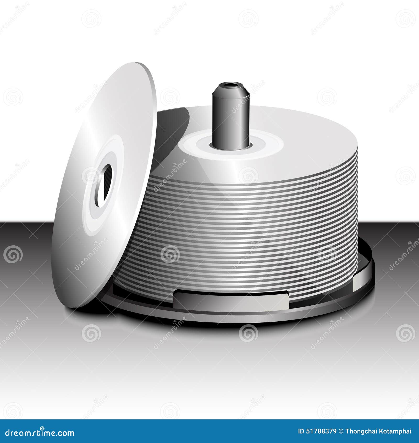 Vector CD DVD pack stock vector. Illustration of design - 51788379