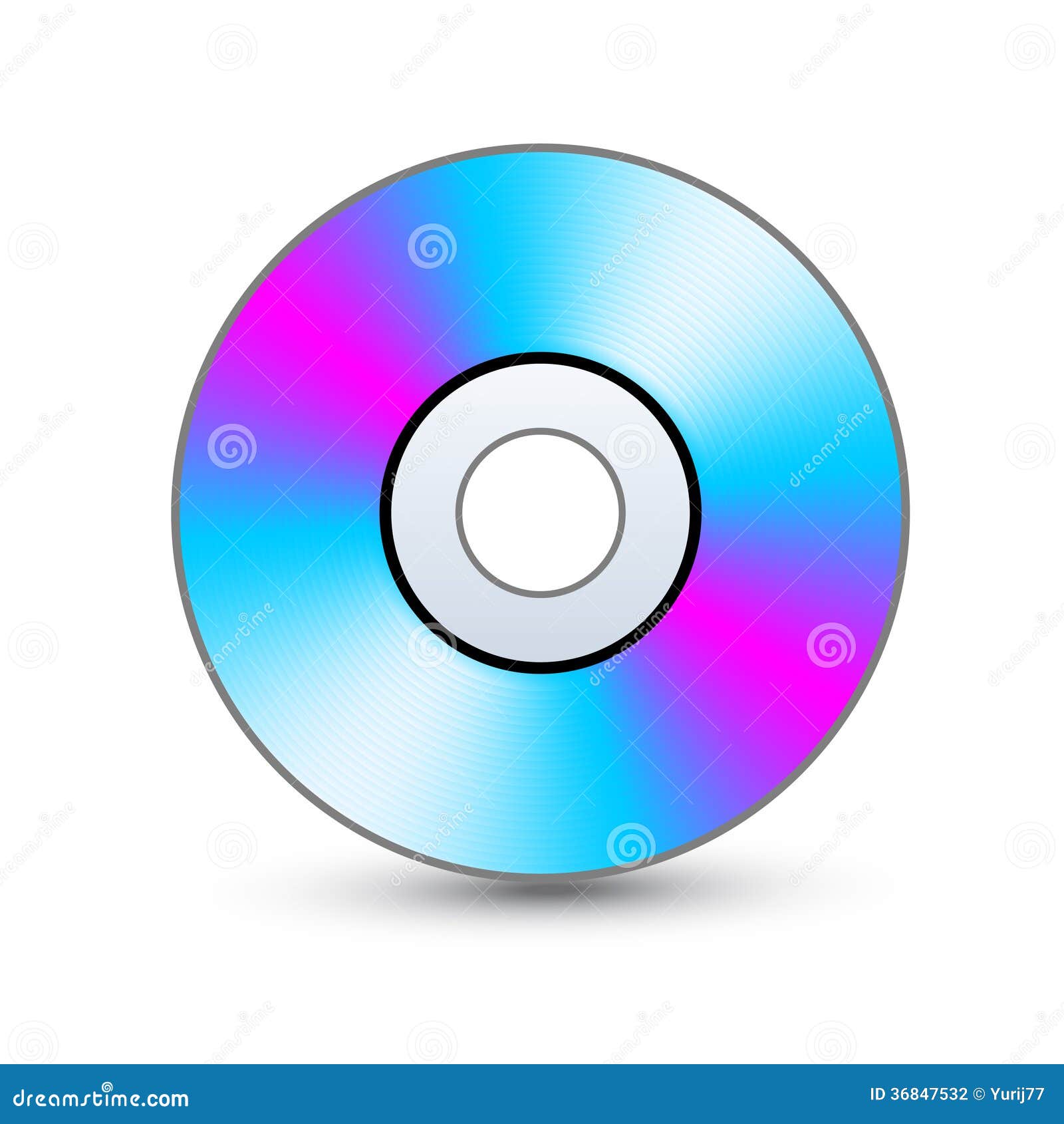 Vector CD stock vector. Illustration of data, length - 36847532