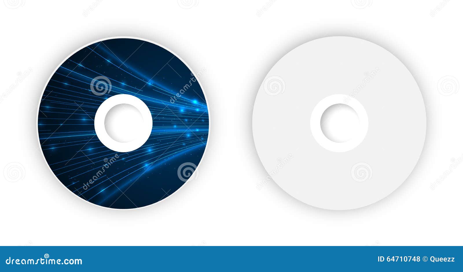 Vector CD template. stock vector. Illustration of business - 64710748