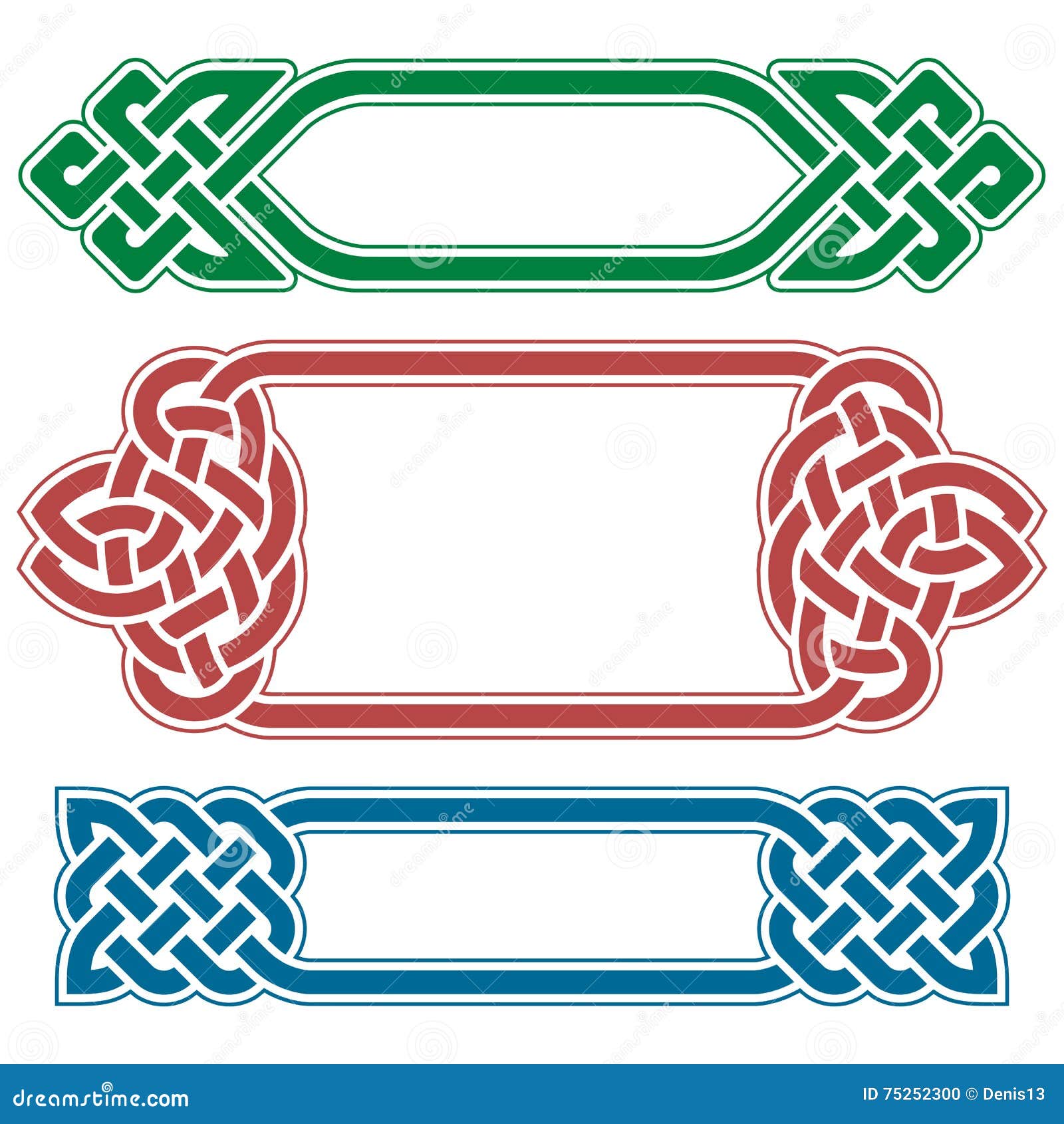 Celtic Frame, Border Pattern - Stock Photo | CartoonDealer.com #43448010