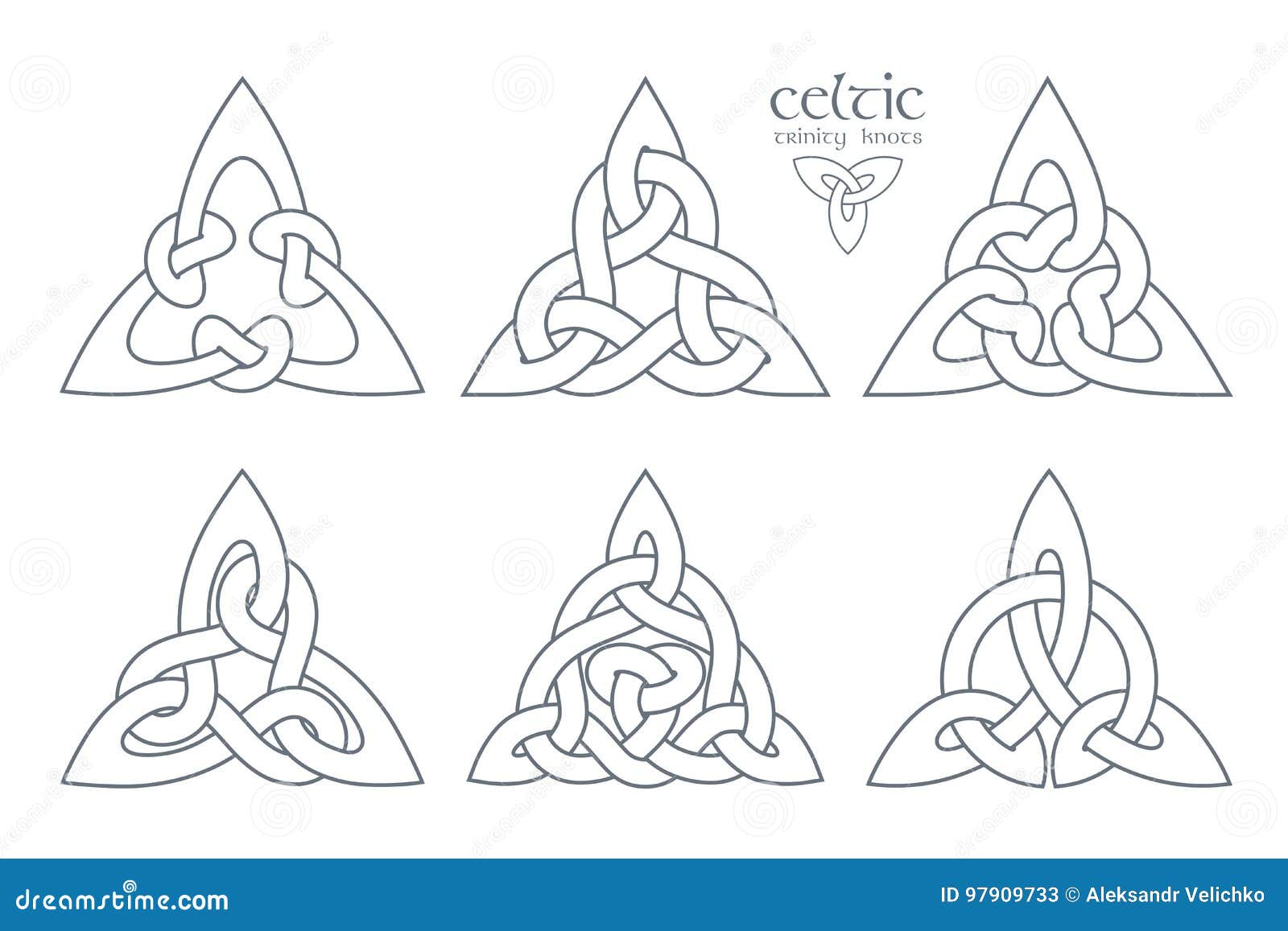 Vector Celtic Trinity Knot Part 2. Ethnic Ornament Stock Vector ...