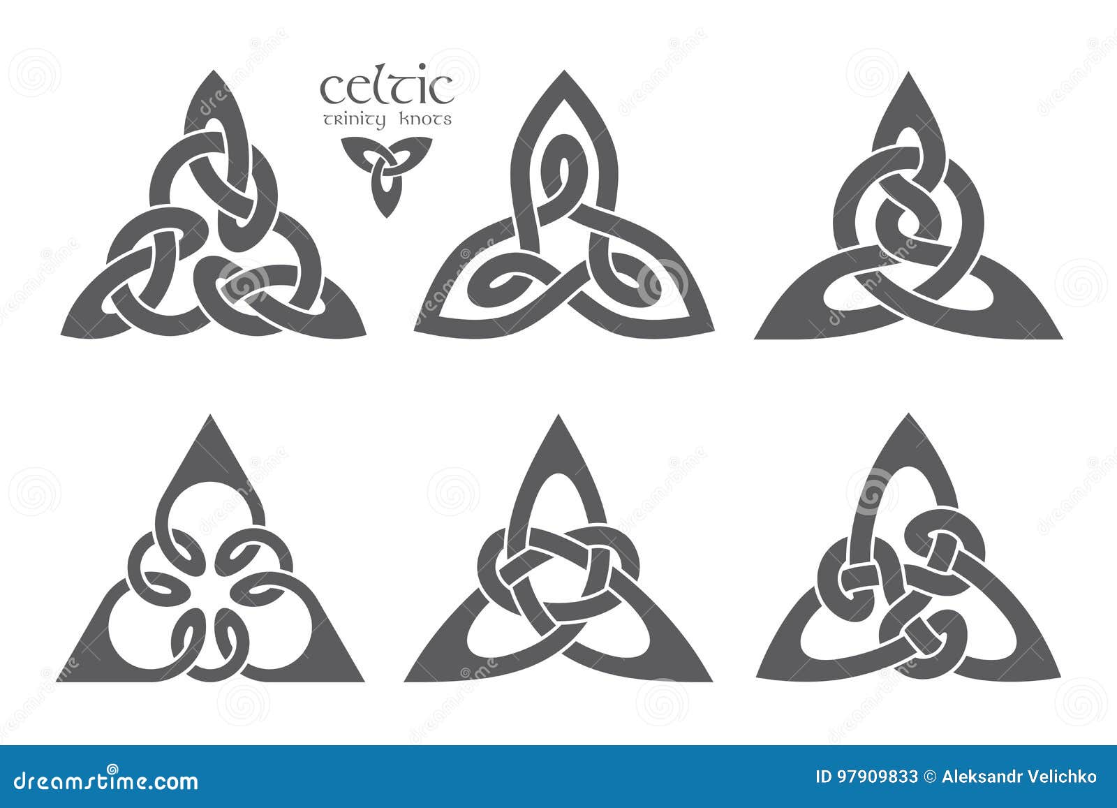 Vector Celtic Trinity Knot Part 2. Ethnic Ornament Stock Vector ...