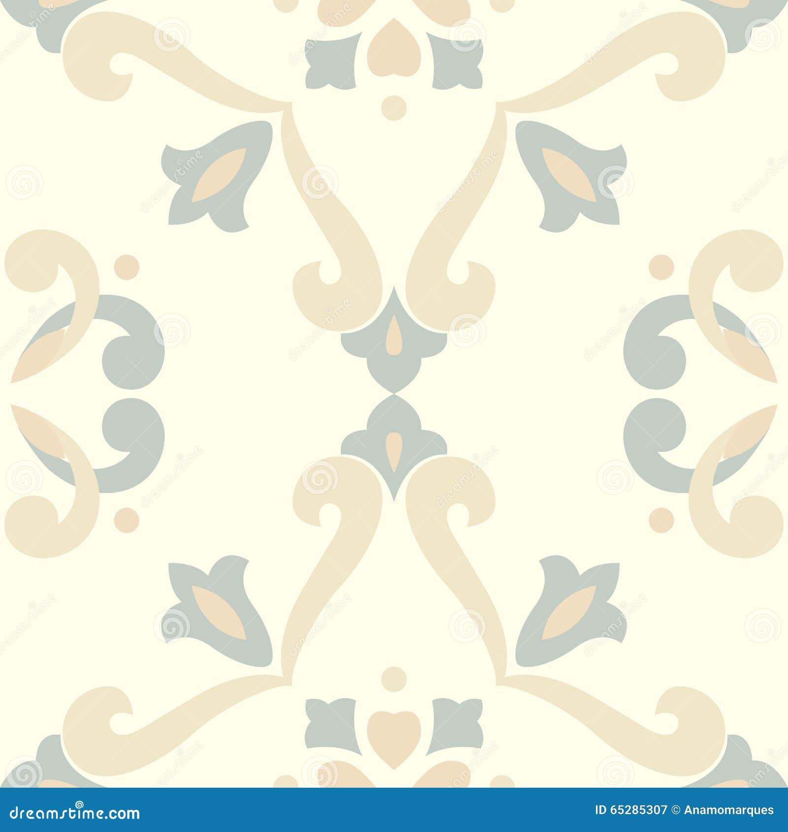Vector Ceramic Tiles with Seamless Pattern Stock Vector - Illustration ...
