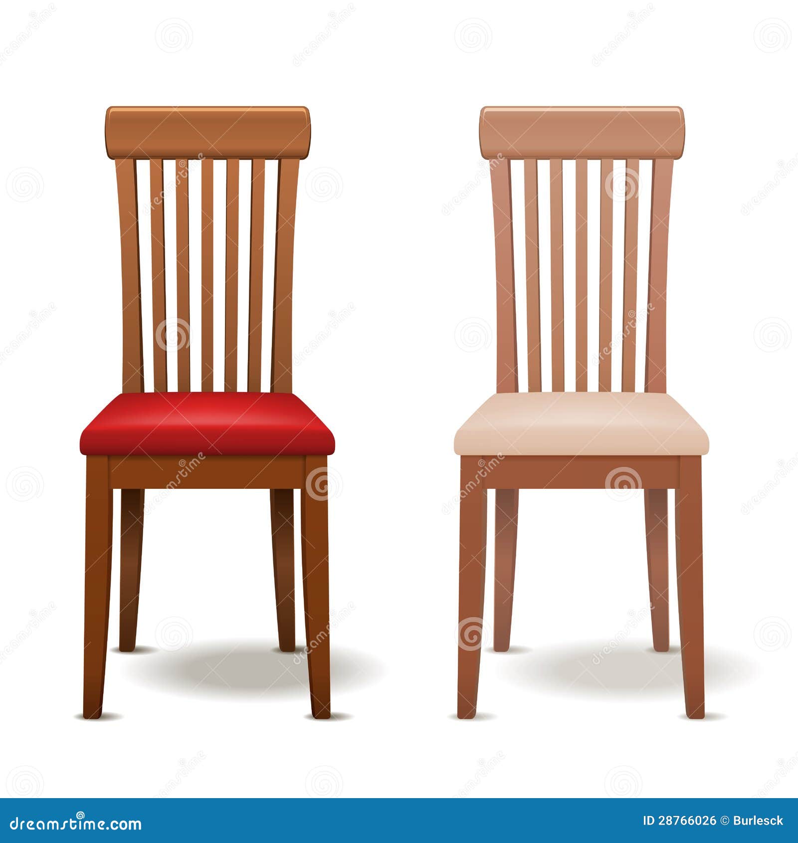 Vector Chair stock vector. Illustration of retro, seat - 28766026