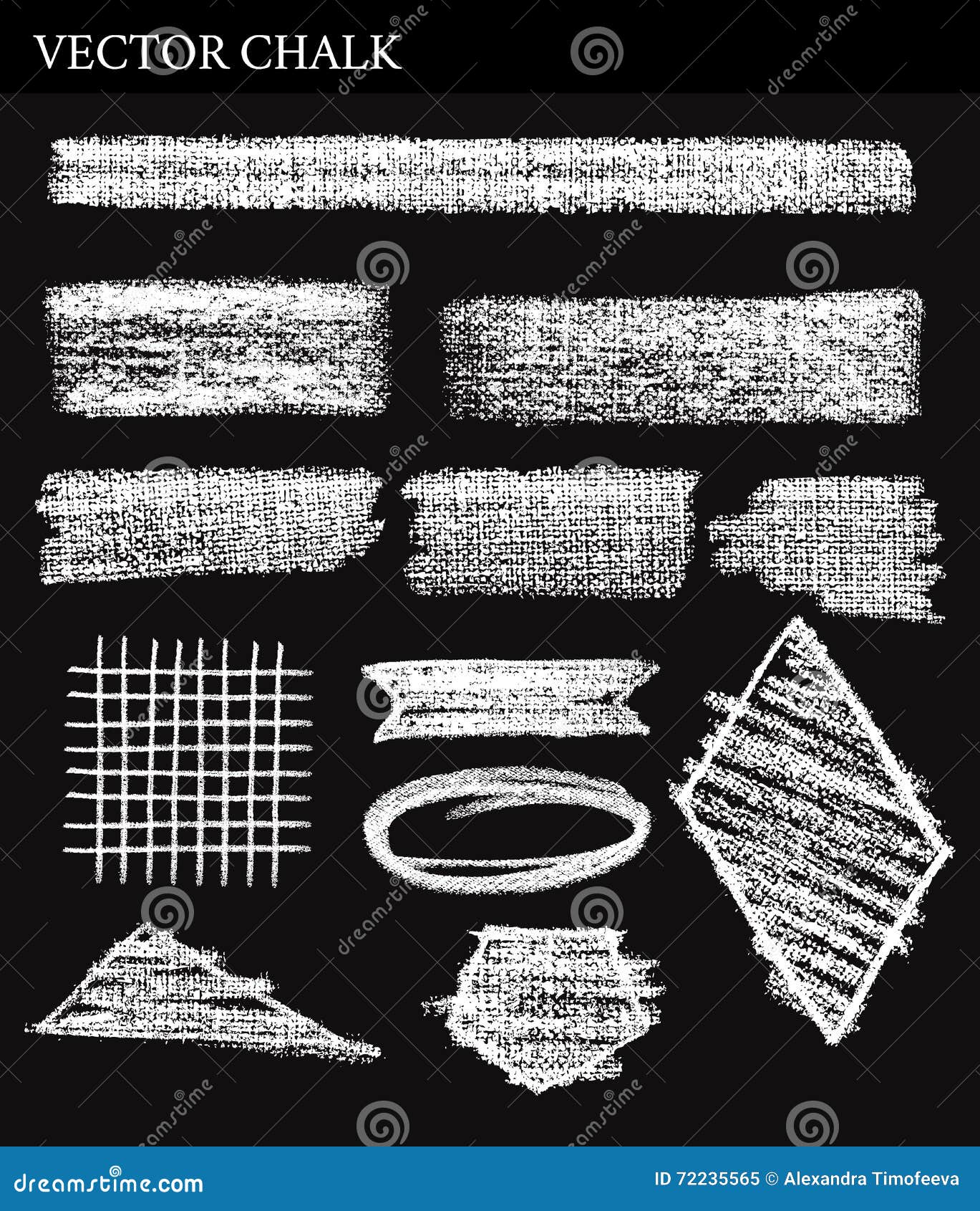 Vector Chalk Tone Value stock vector. Illustration of graphic - 72235565