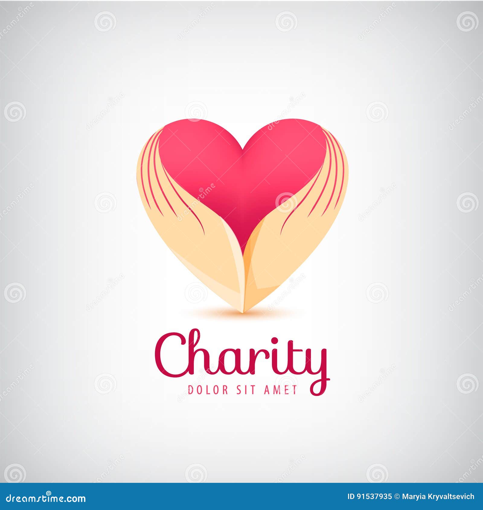 Vector Charity And Donation Concept. Banner Illustration With Social ...