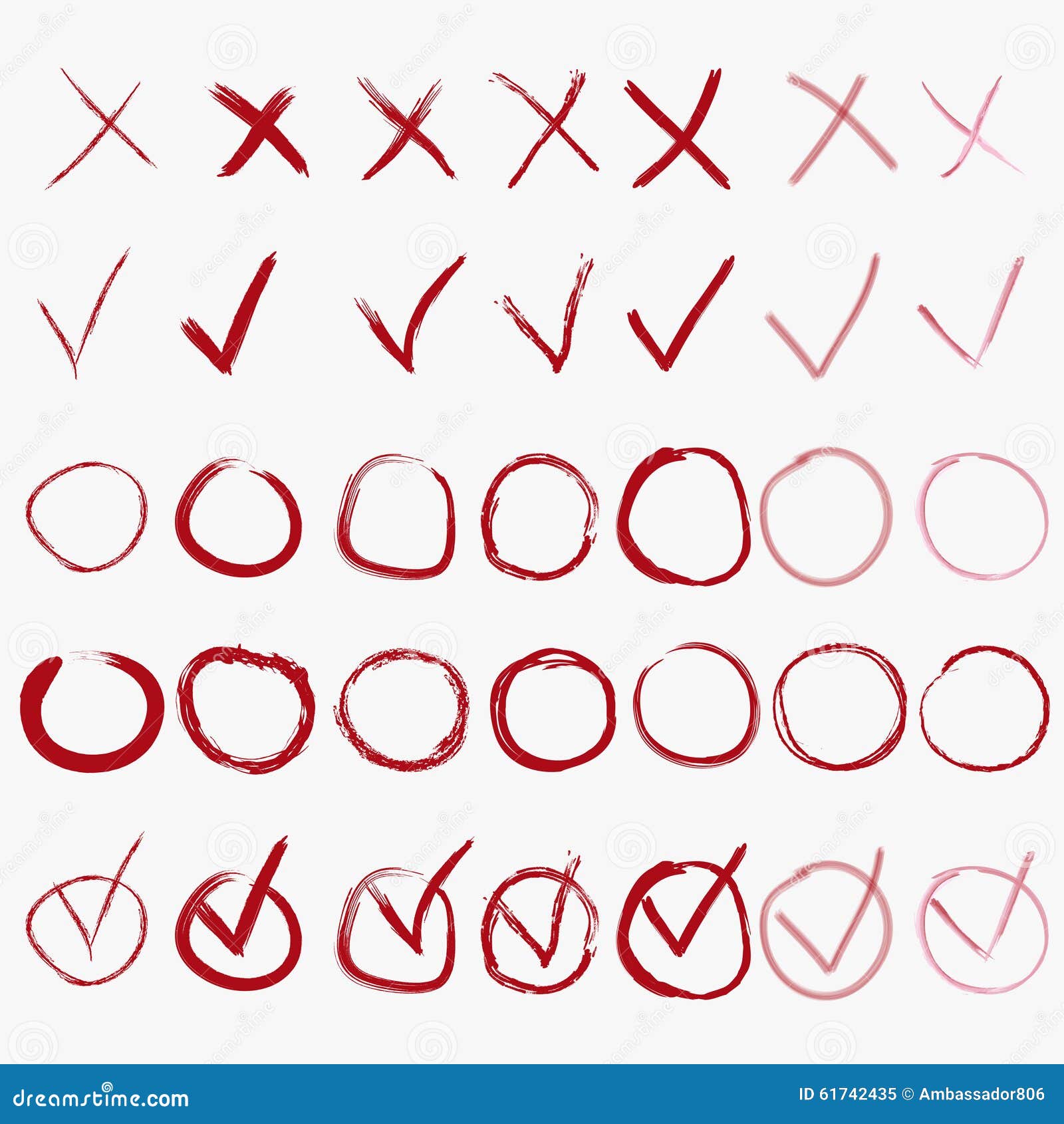 Vector Check mark icons stock vector. Illustration of curve - 61742435