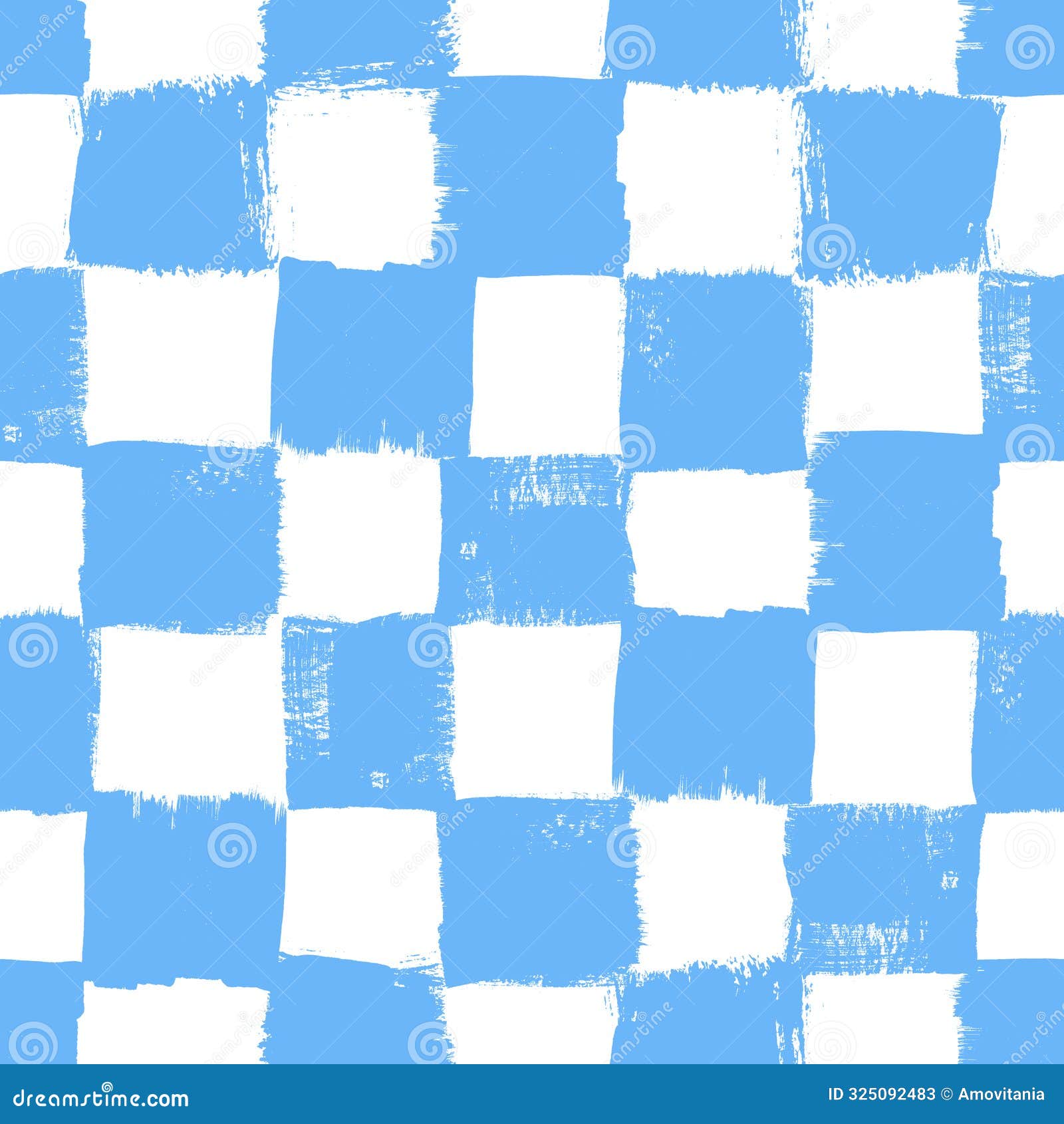 Vector Checkerboard Pattern. Blue White Background Stock Illustration ...
