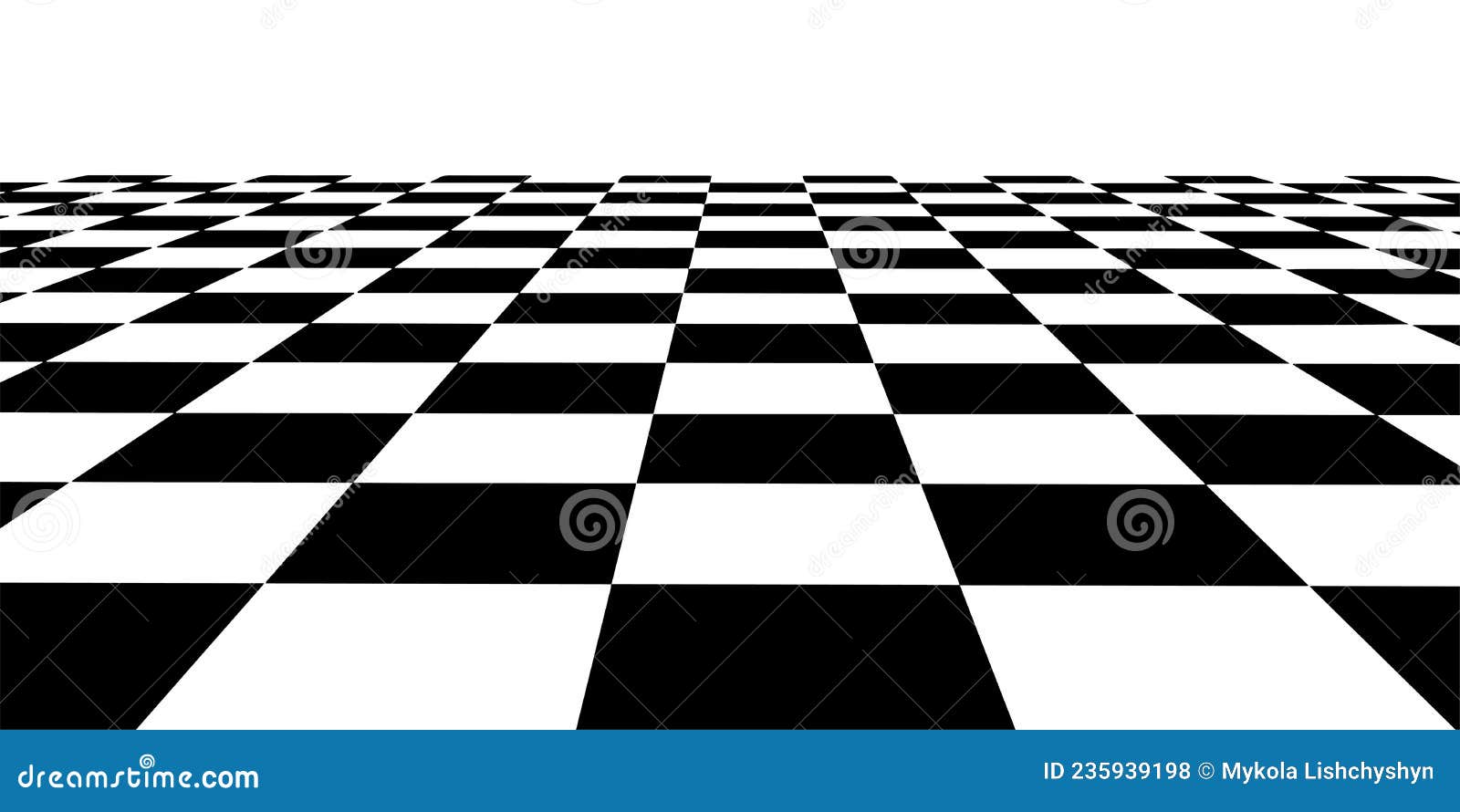 Vector Checkerboard Perspective Grid. Technology Wireframe Landscape ...