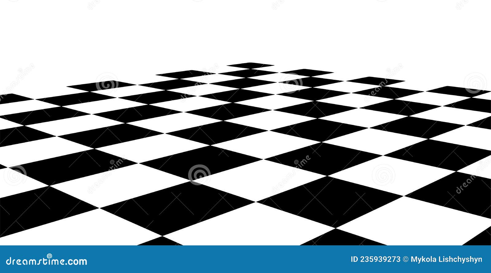 Vector Checkerboard Perspective Grid. Technology Wireframe Landscape ...