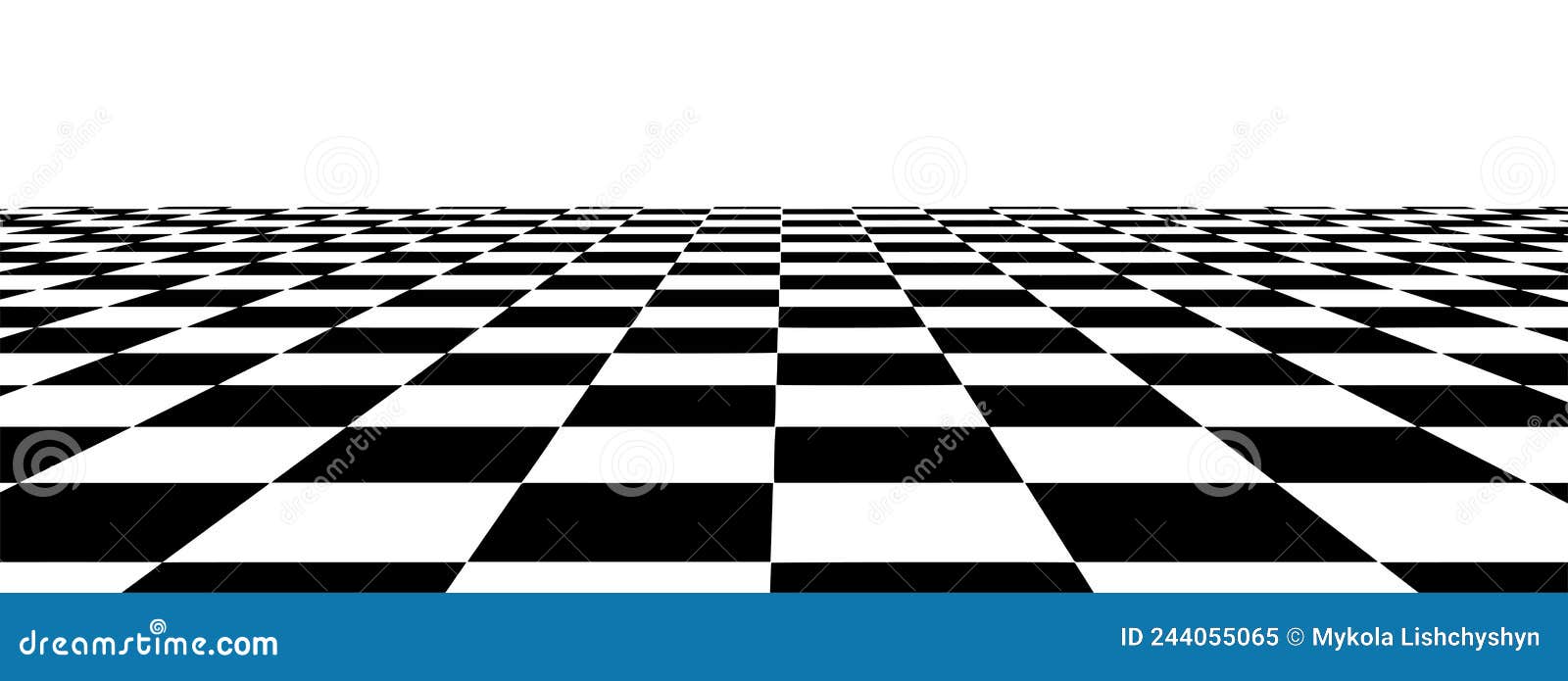 Vector Checkerboard Perspective Grid. Technology Wireframe Landscape ...