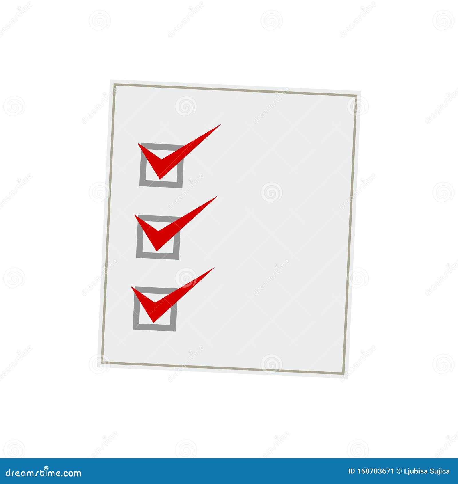 Vector checklist pictogram vector illustratie. Illustration of ...