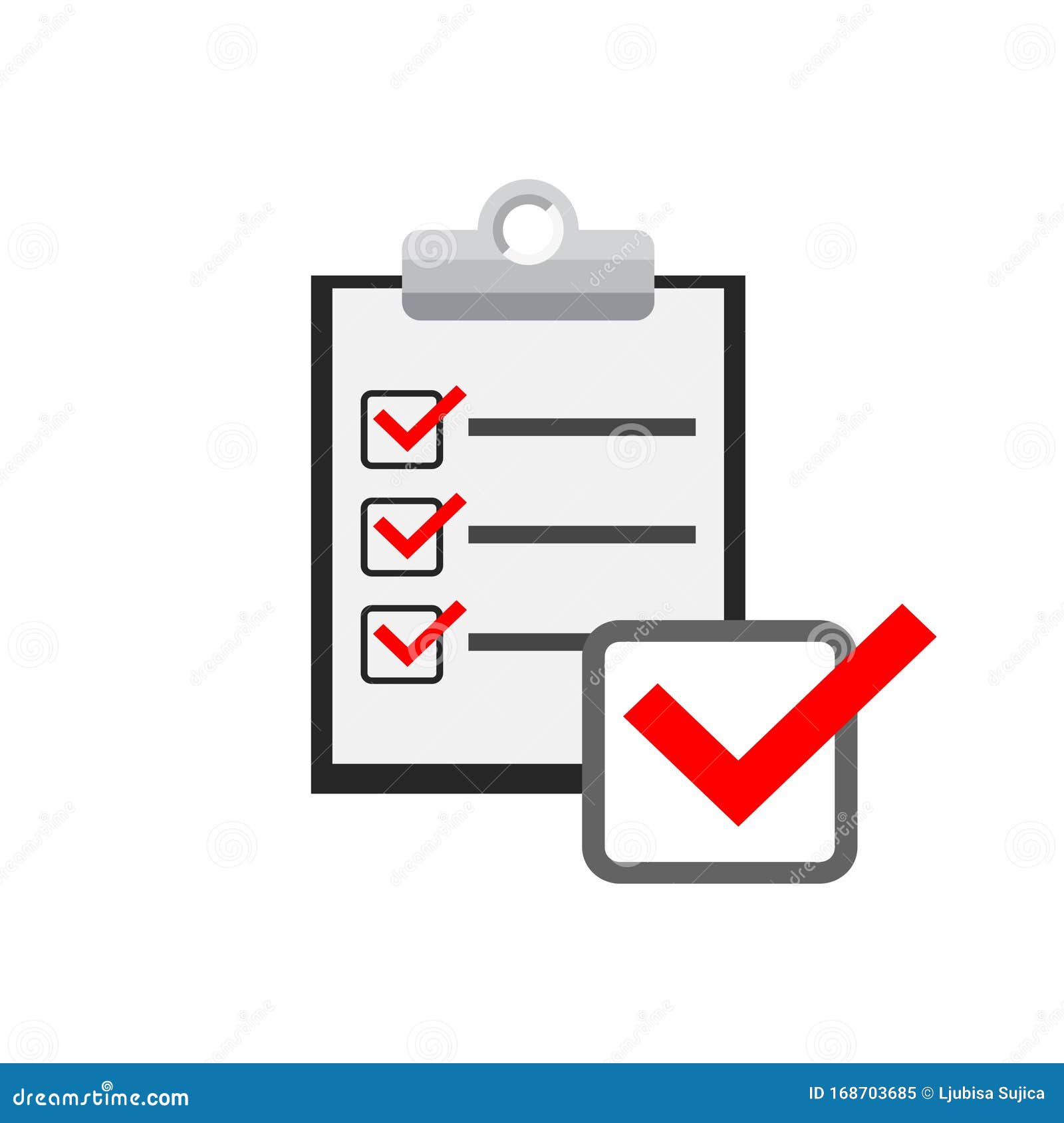 Vector checklist pictogram vector illustratie. Illustration of ...