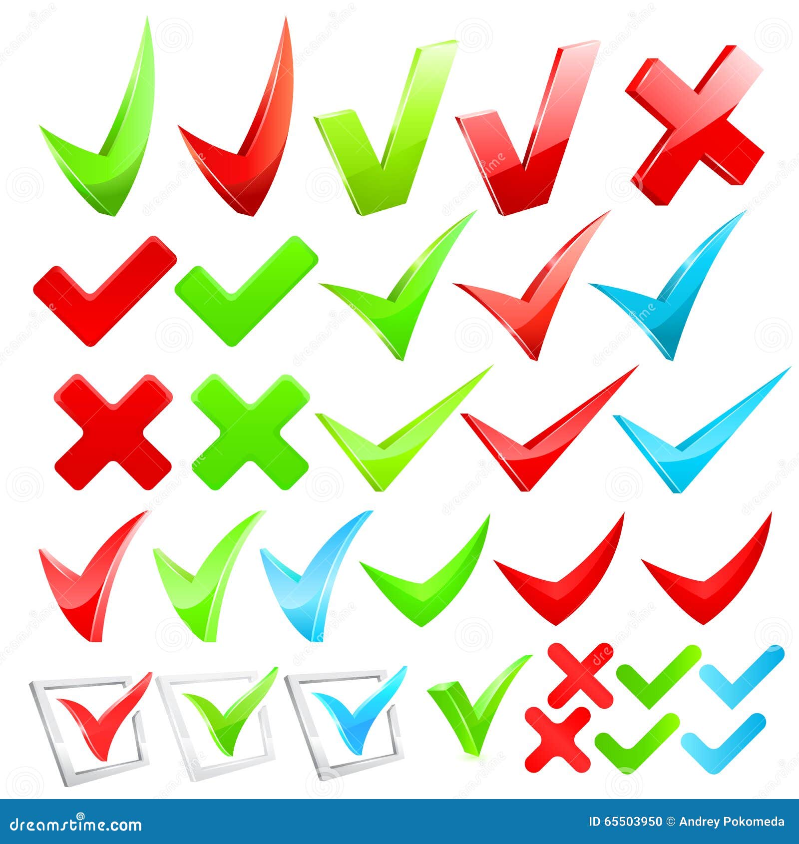 Vector Checkmark Set Stock Illustrations – 10,562 Vector Checkmark Set ...