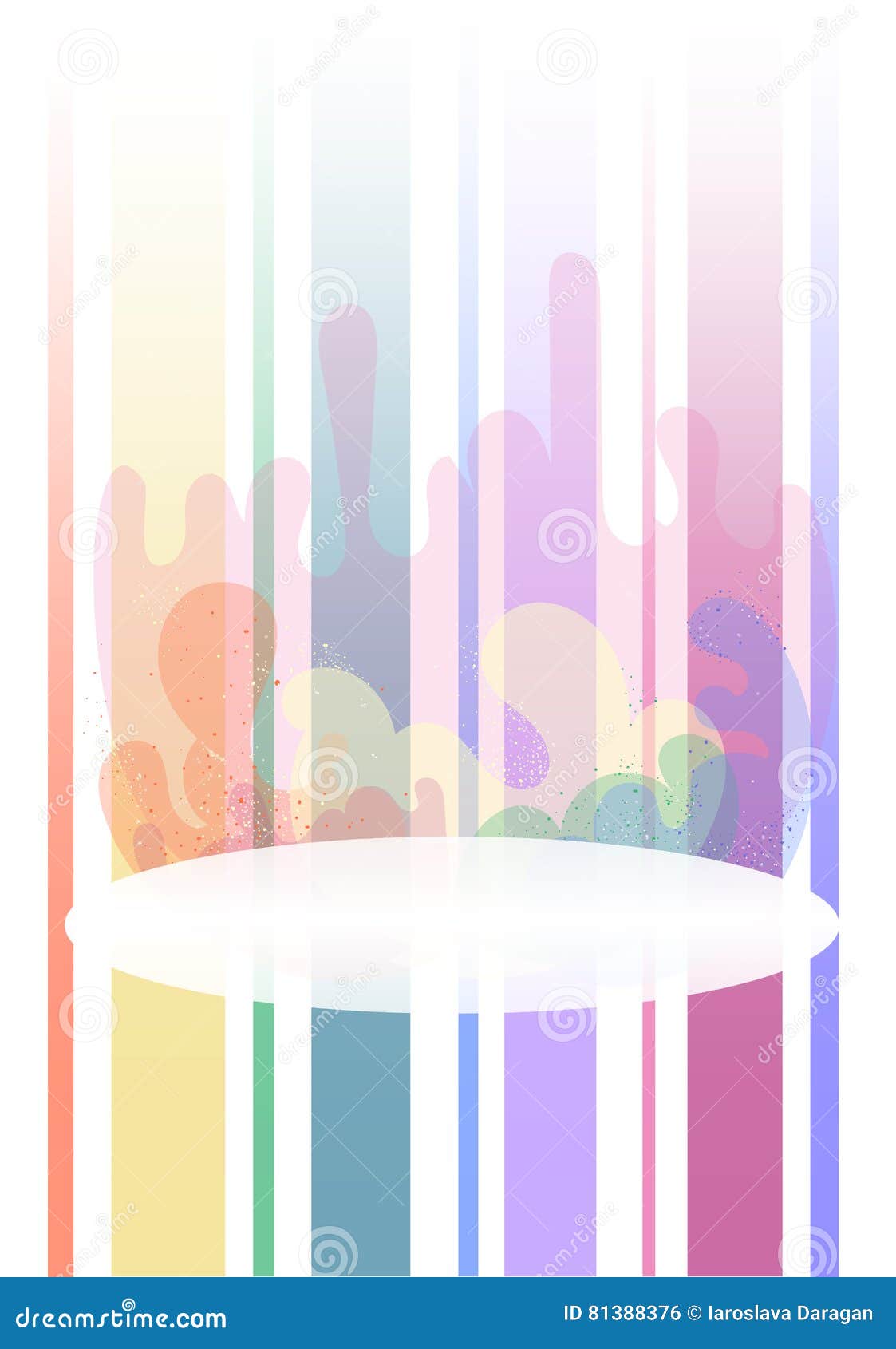 Vector Cheerful Bright Background with Space for Text Stock Vector ...