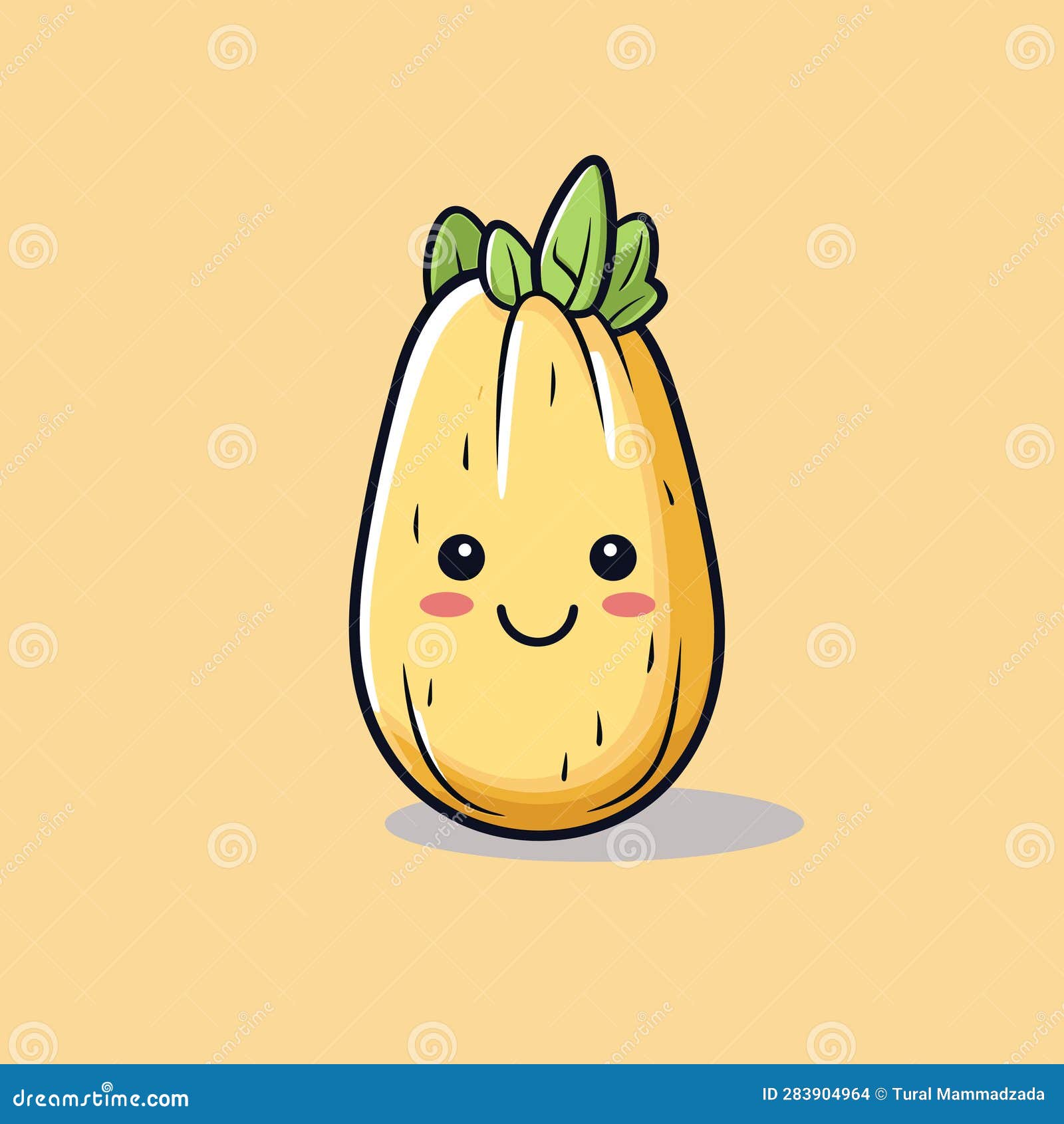 Vector of a Cheerful and Vibrant Cartoon Character with a Contagious ...