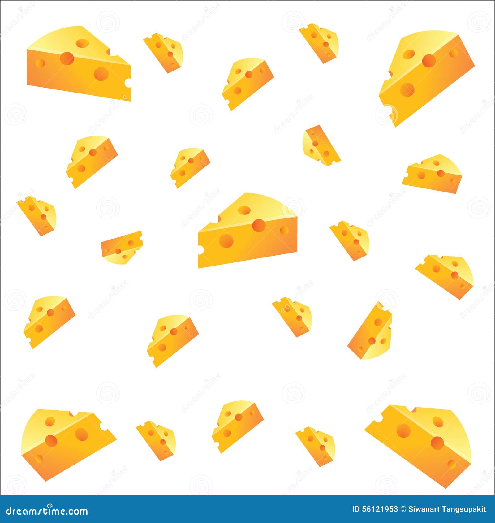 Vector Cheese Background. Piece Of Cheese. Slice Of Cheese ...