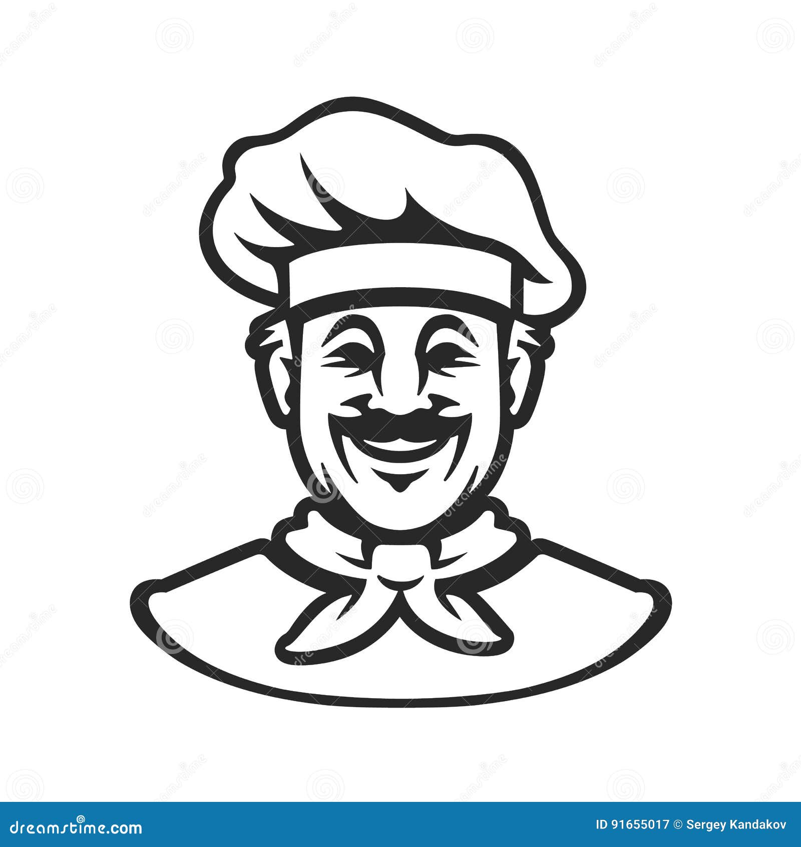 Vector Chef Icon stock vector. Illustration of chef, catering - 91655017