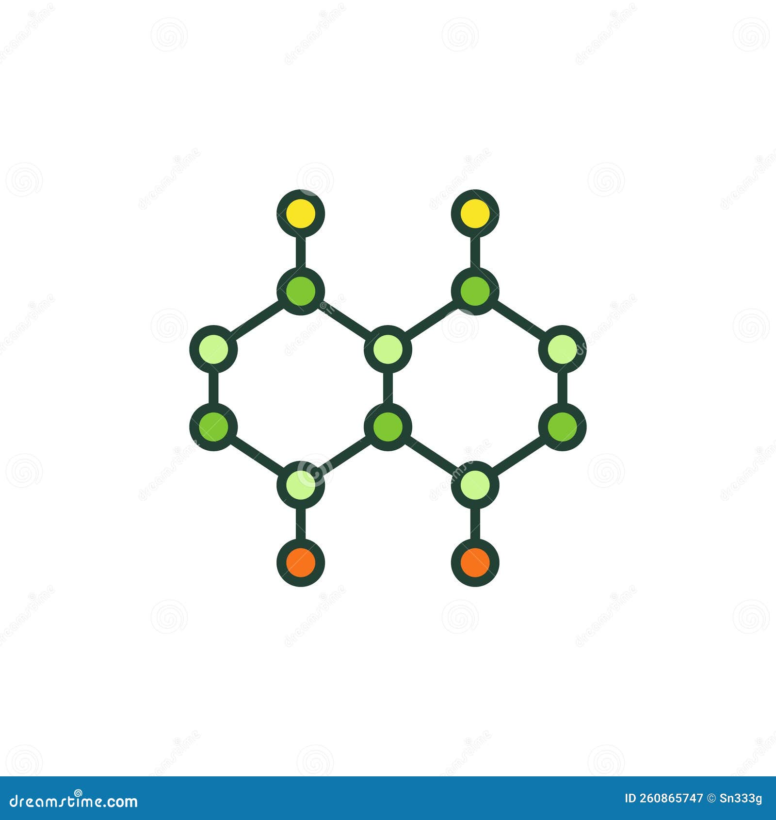 Vector Chemical Compound Colored Icon - Scientific Research Sign Stock ...