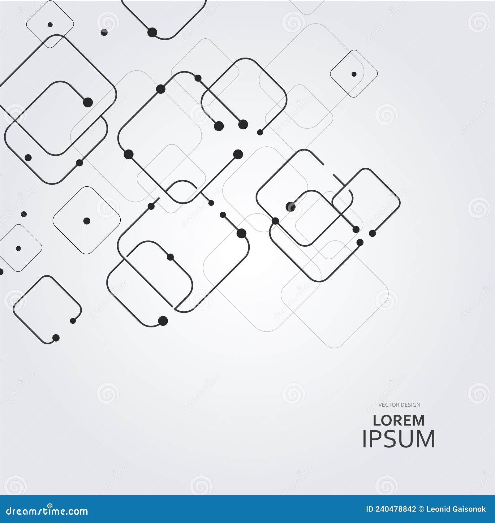 Vector Chemistry Web Connect. Network Lines Graphic Element Design ...