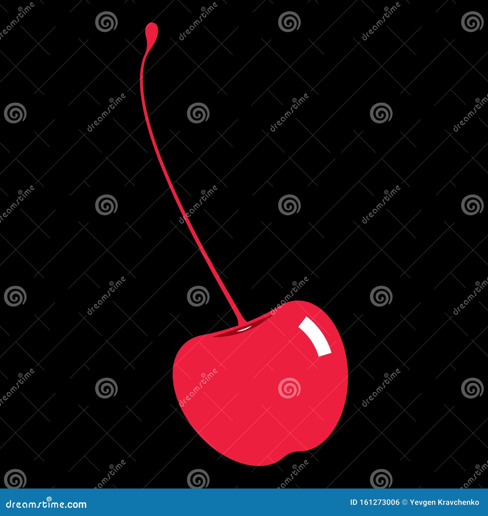Vector of a Cherry. Icon Juicy Cherry. Logo for Juice from Cherry Stock ...