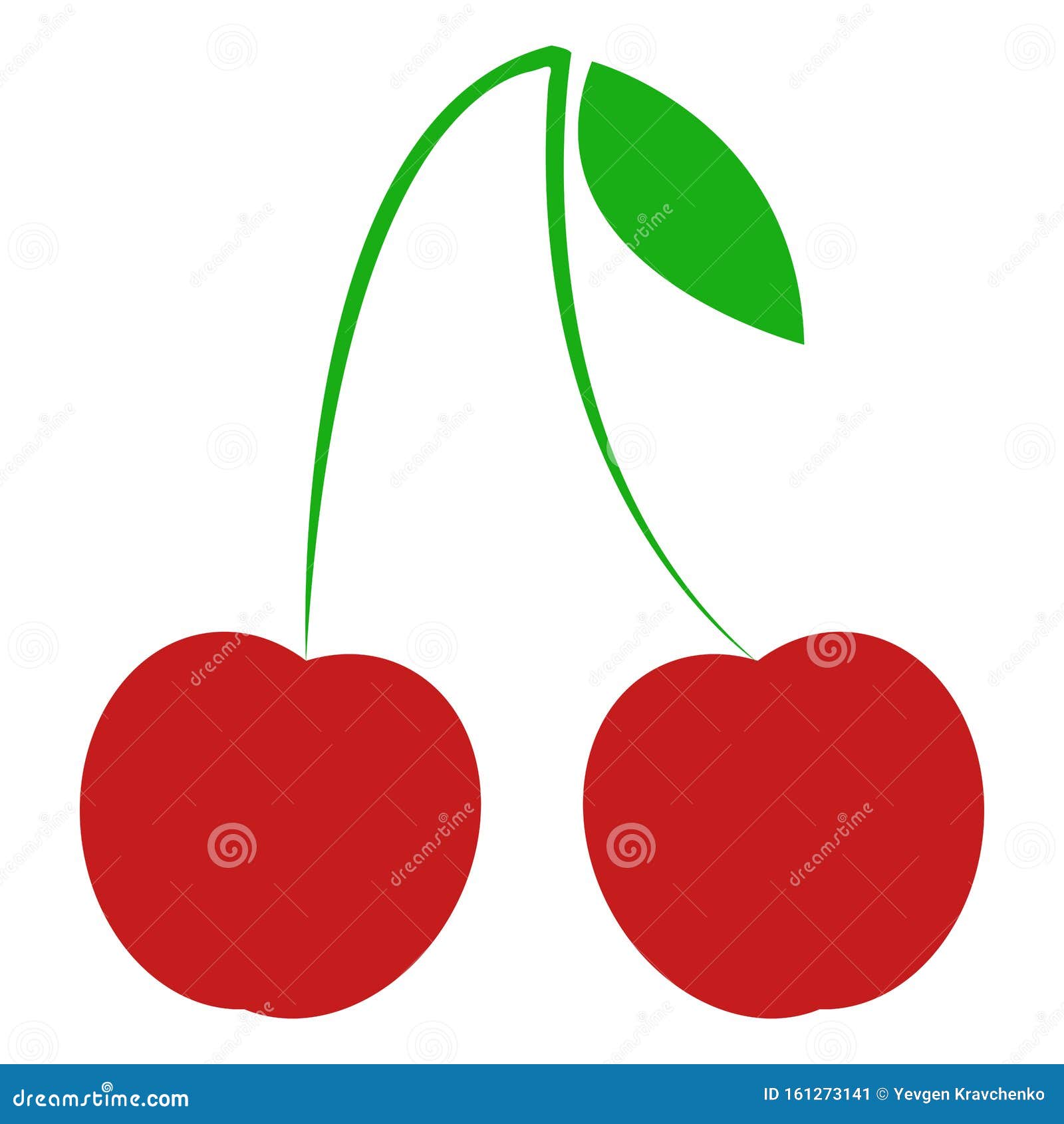 Vector of a Cherry. Icon Juicy Cherry. Logo for Juice from Cherry Stock ...