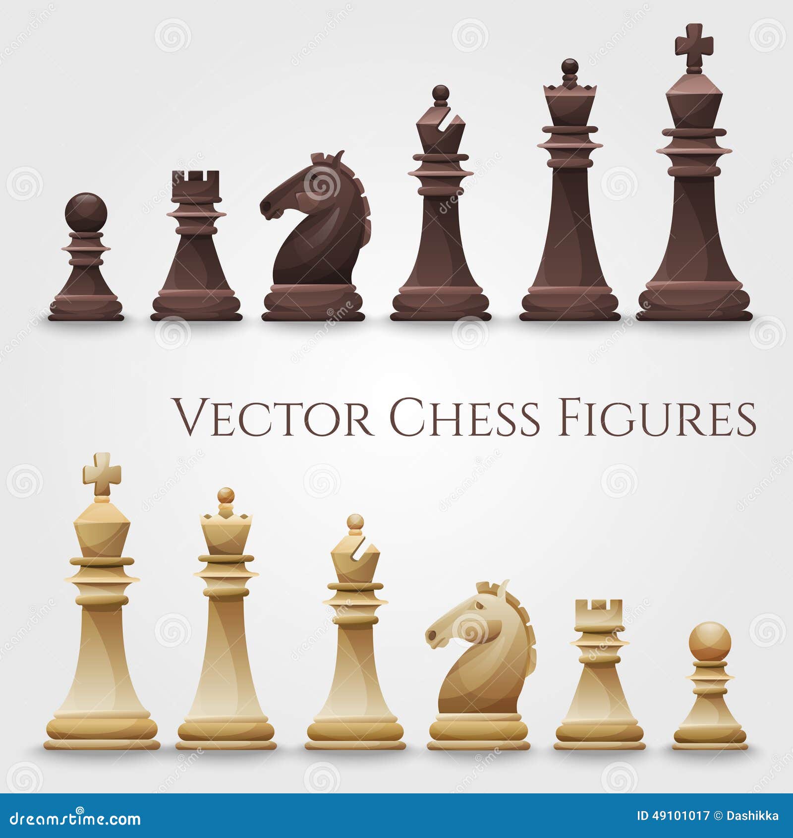 Vector Set Of Chess Figures. | CartoonDealer.com #71848945