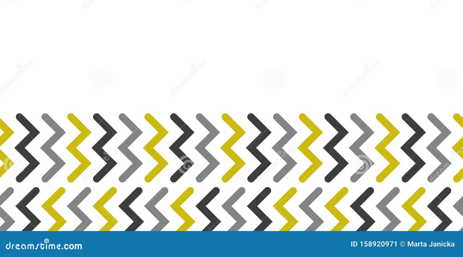 Vector Chevron Shape Made into Repeat Border Stock Vector ...