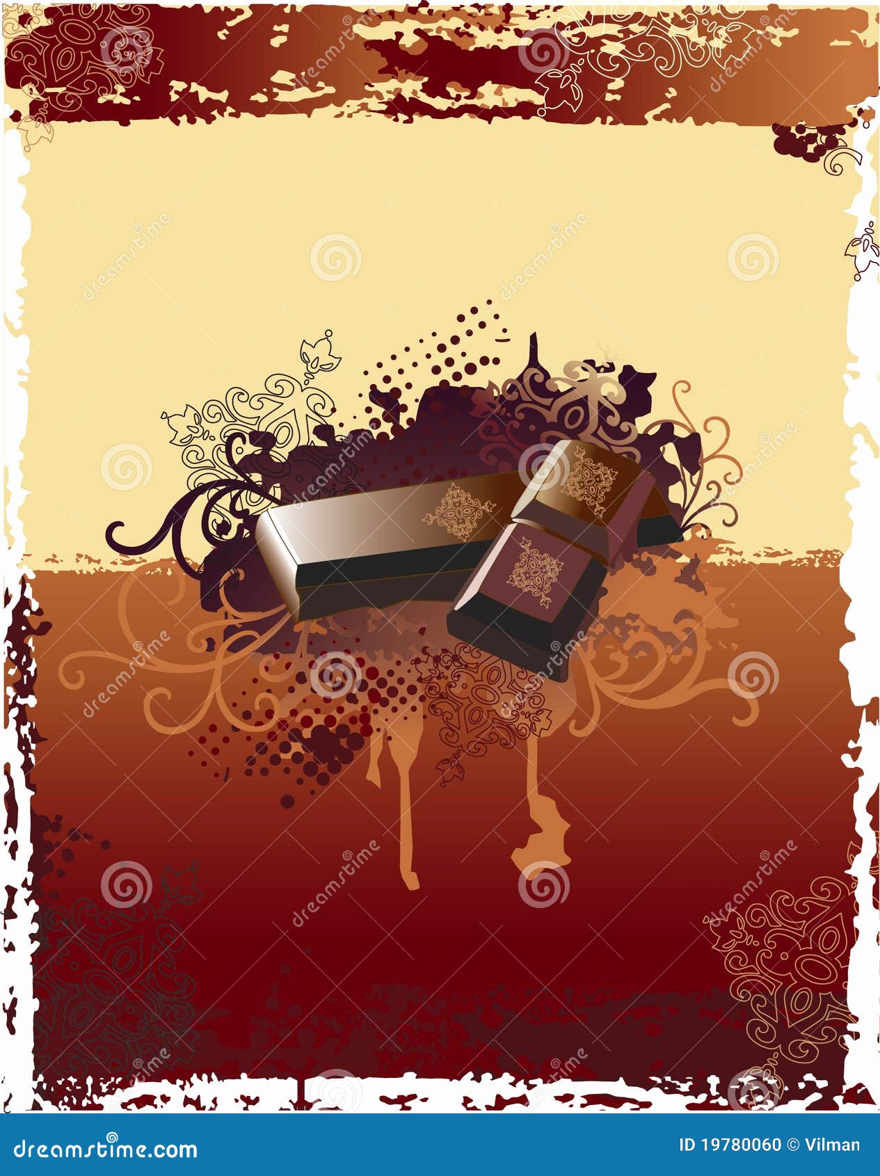 Vector Chocolate Background Stock Illustration - Illustration of ...