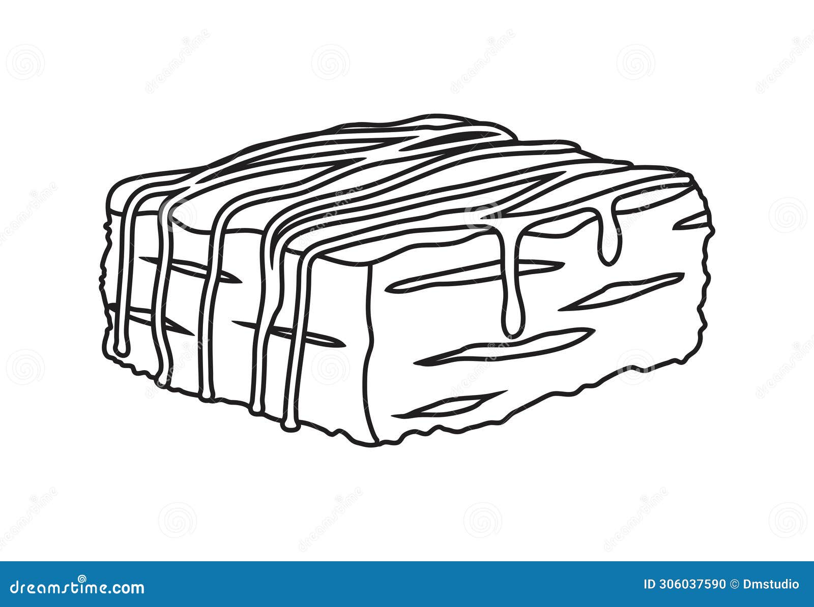 Chocolate Brownie With Nut Crumb Top View , Made With Generative Ai ...