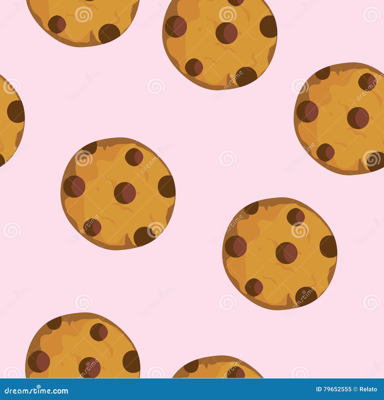 Animated Cute Chocolate Chip Cookies