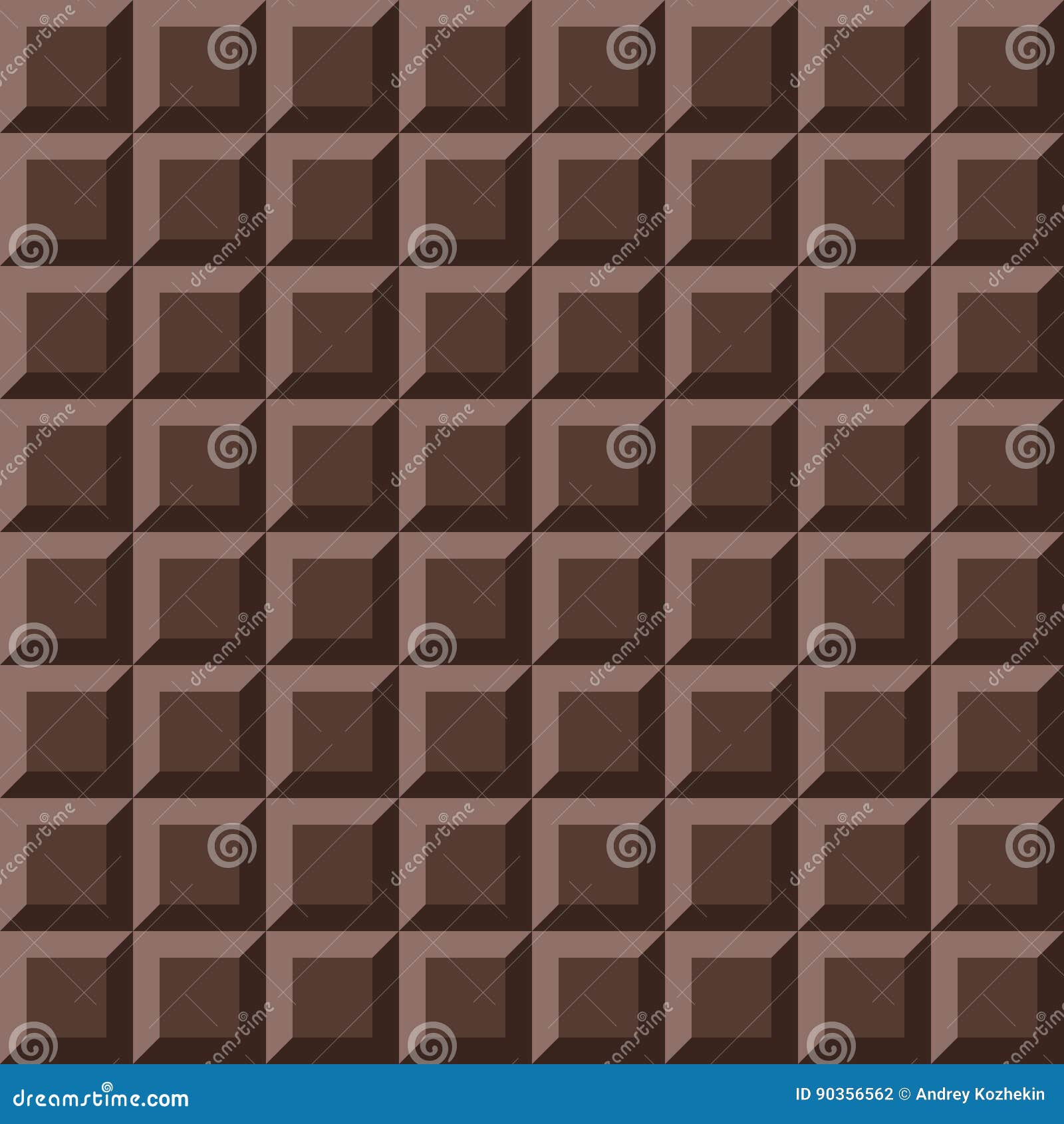 Vector Chocolate Seamless Texture. Stock Vector - Illustration of ...