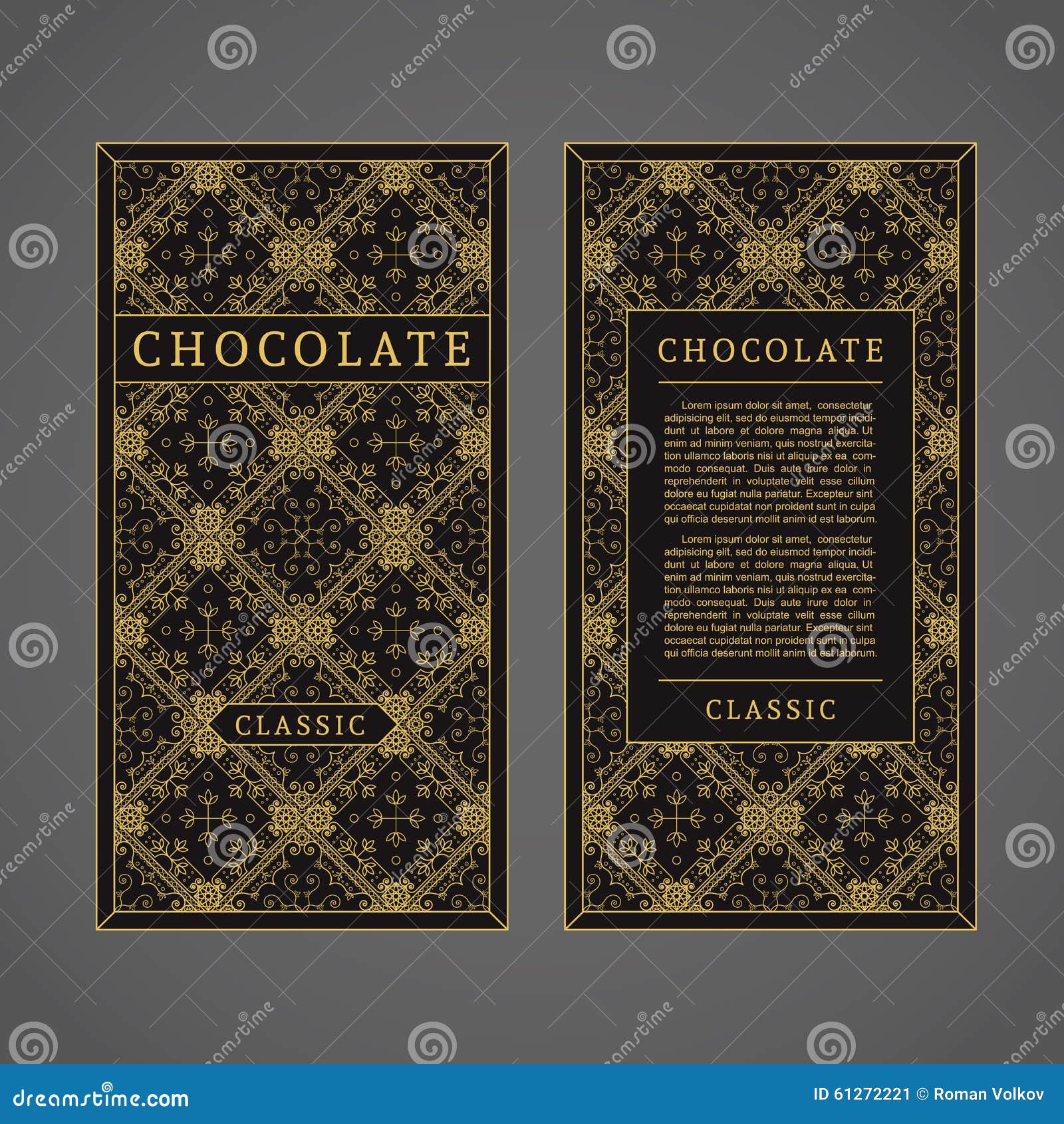 Chocolate Box Template, Vector With Die Cut Layers. Paper Chocolate Box ...