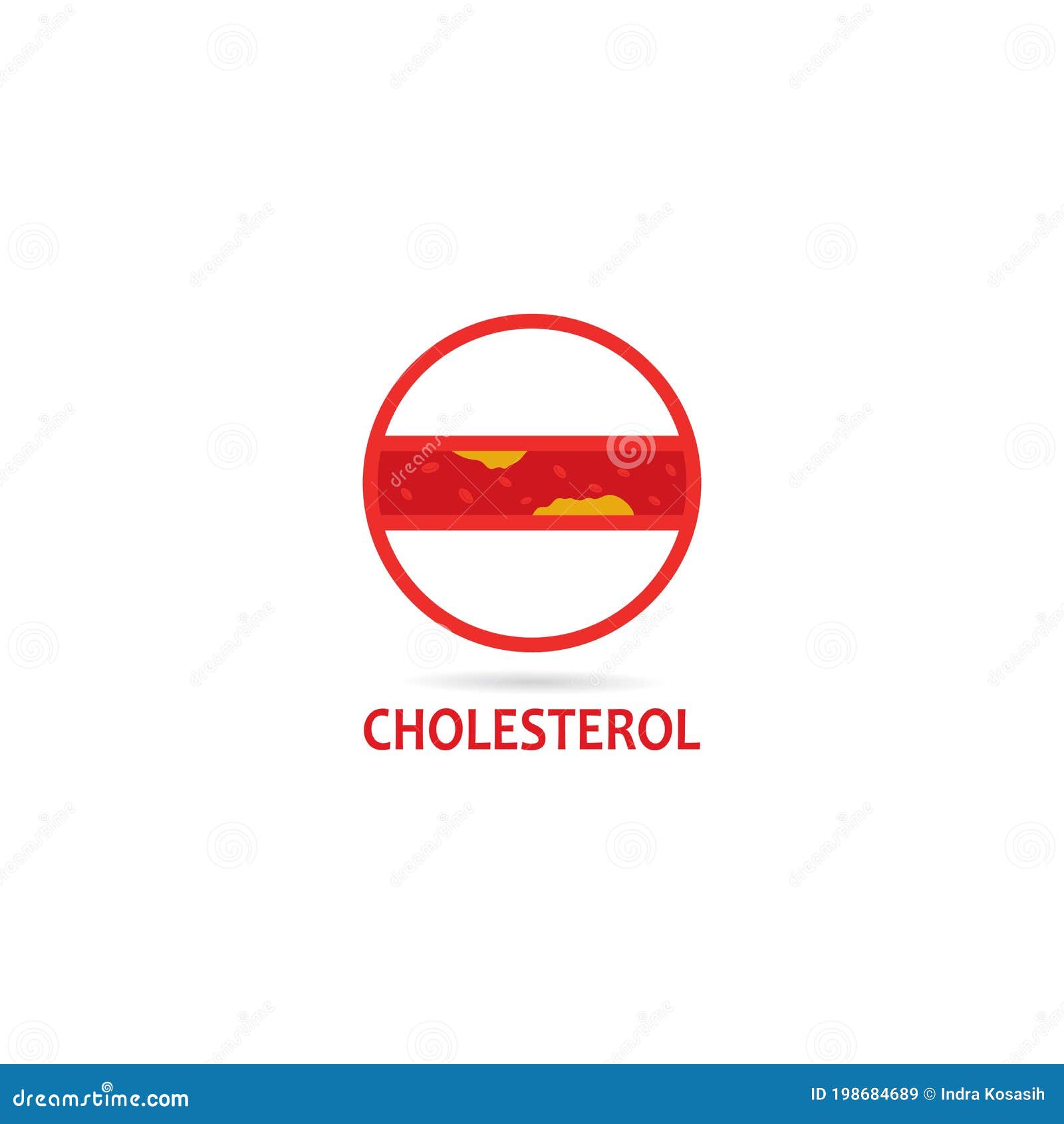 Vector of Cholesterol Plaque Logo Icon Illustratrion Stock Vector ...