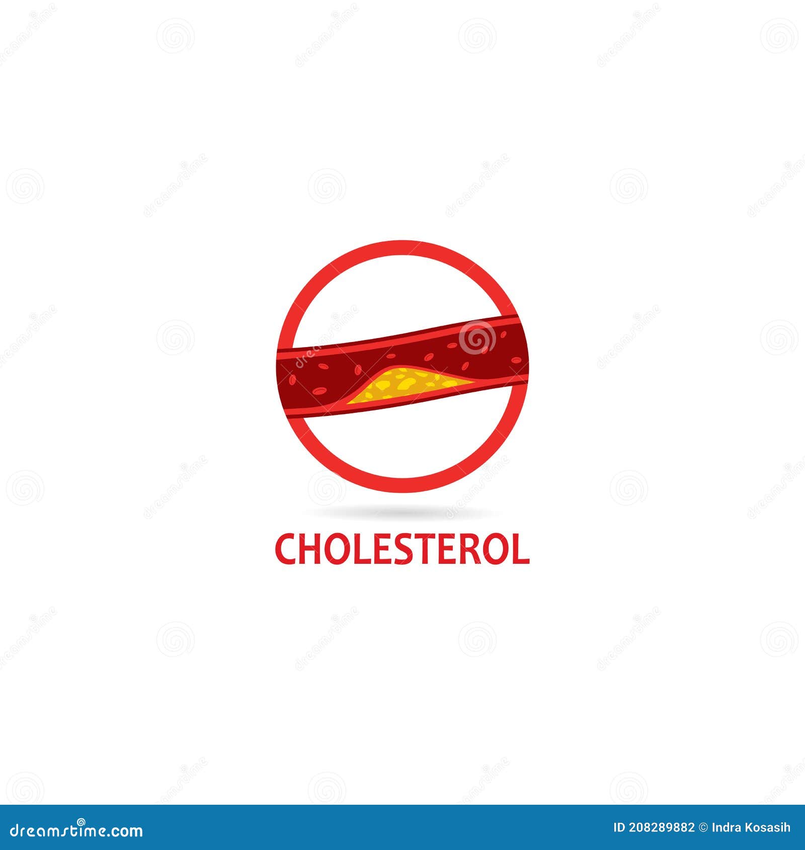 Vector of Cholesterol Plaque Logo Icon Illustratrion Stock Vector ...