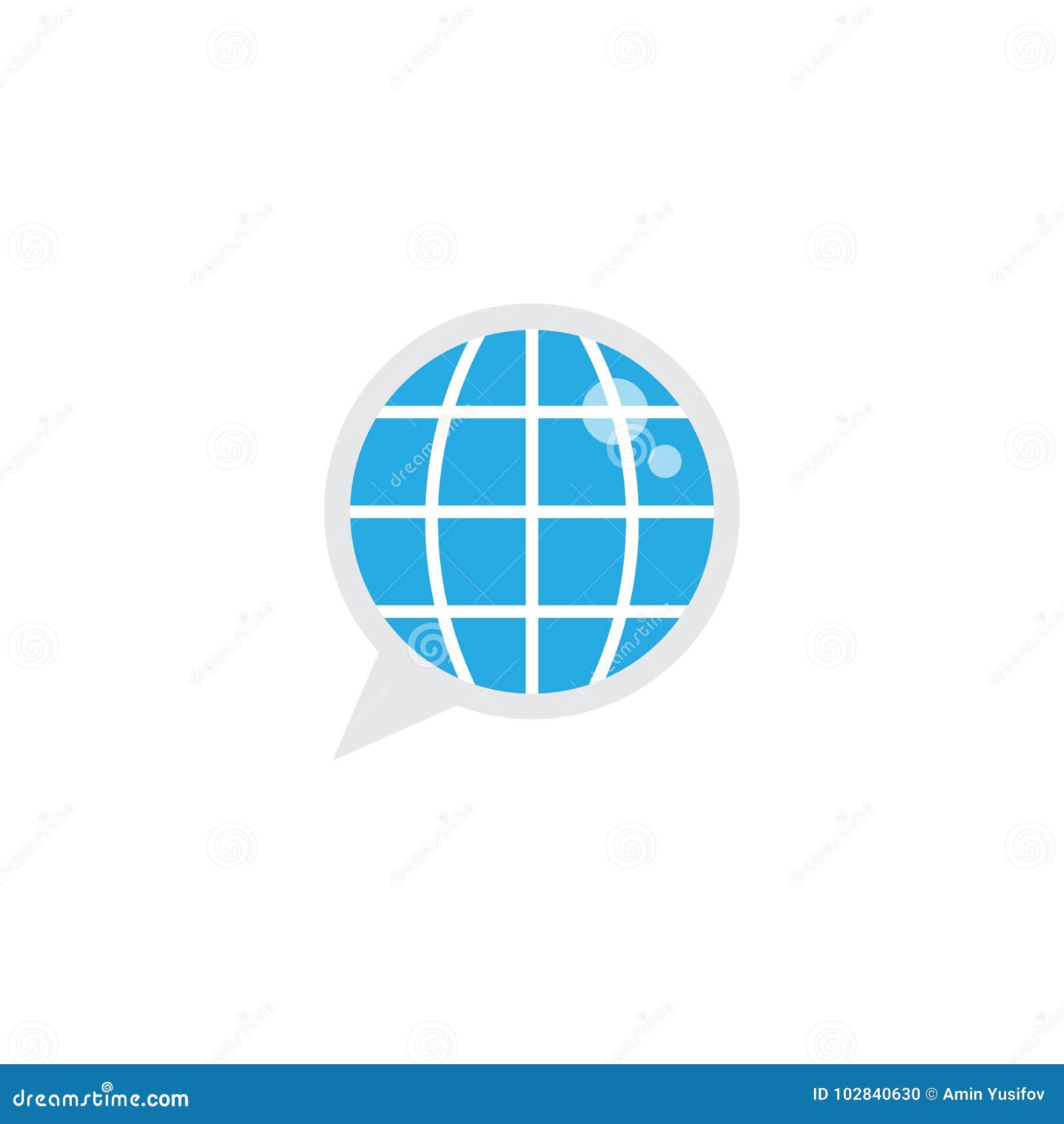 Vector Choose or Change Language Colorful Icon on White Stock Vector ...