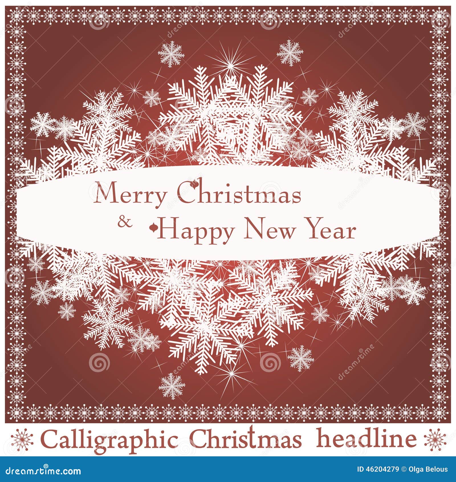 Vector Christmas headlines stock vector. Illustration of greeting ...