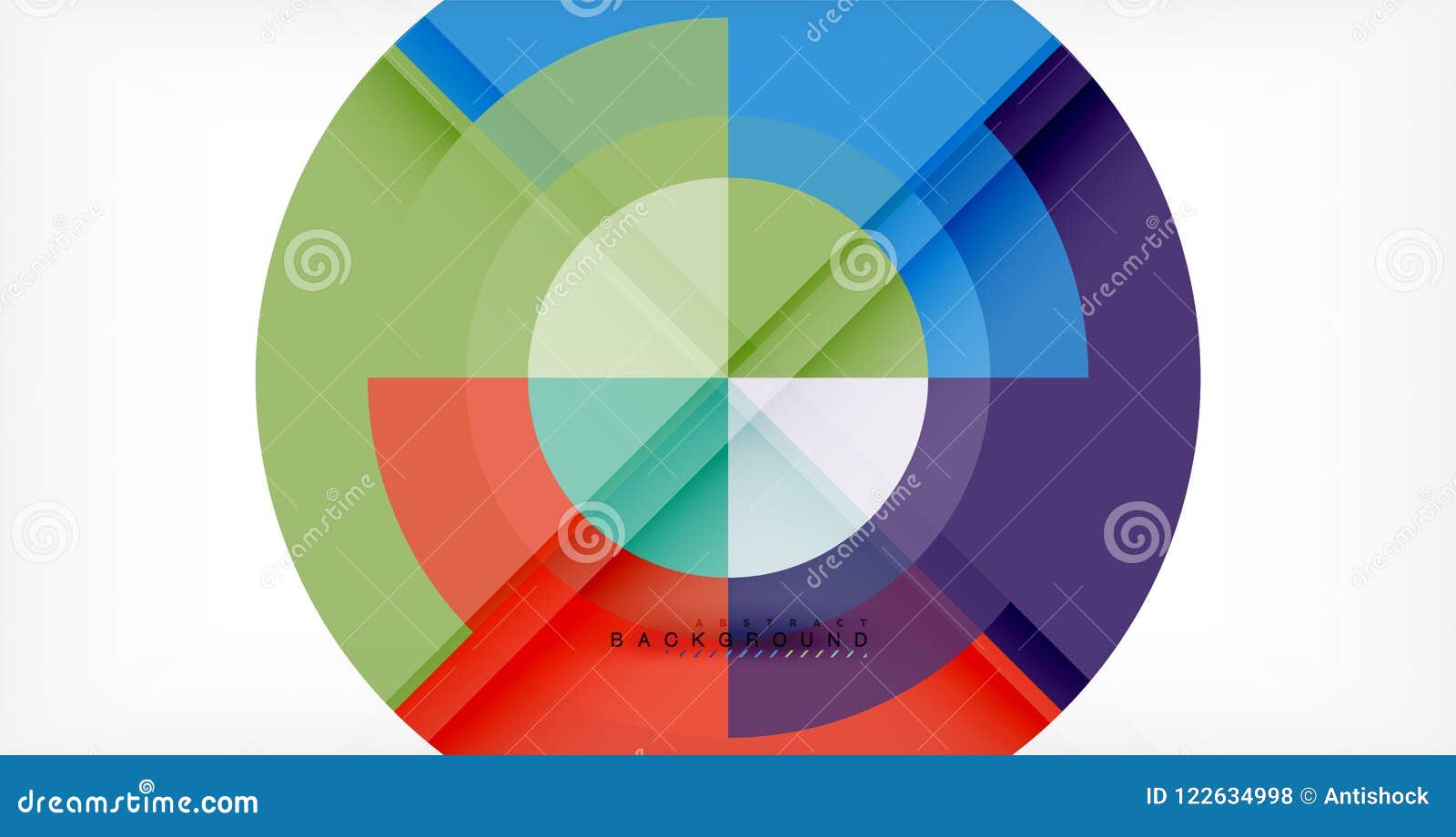 Vector Circle Abstract Background Stock Vector - Illustration of cool ...