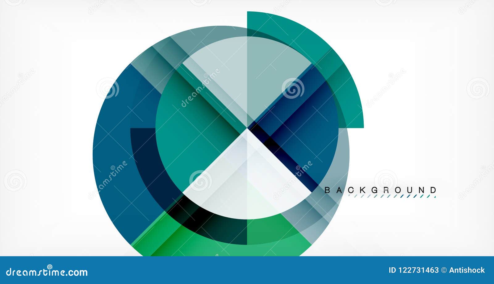 Vector Circle Abstract Background Stock Vector - Illustration of circle ...