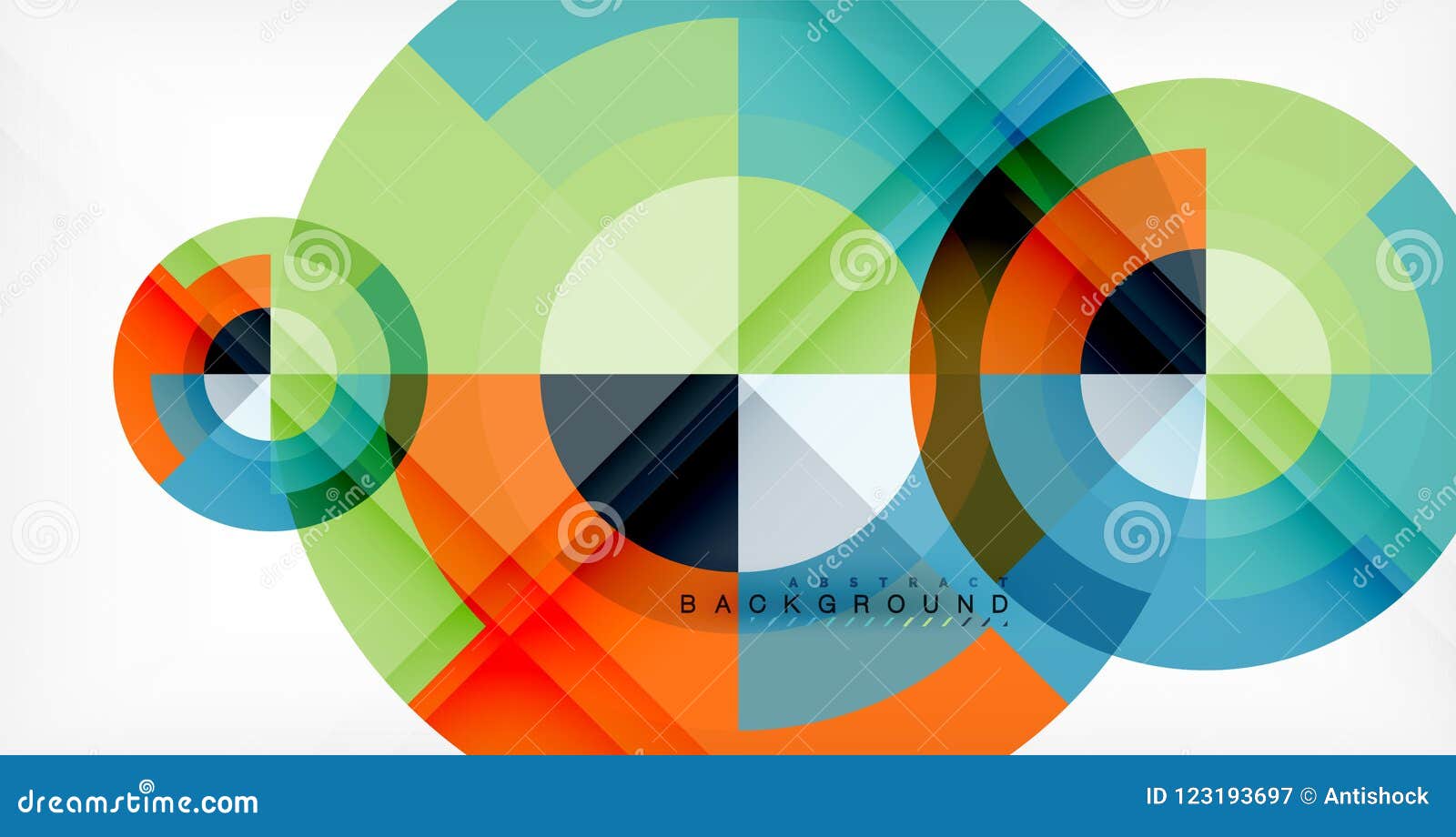 Vector Circle Abstract Background Stock Vector - Illustration of ...