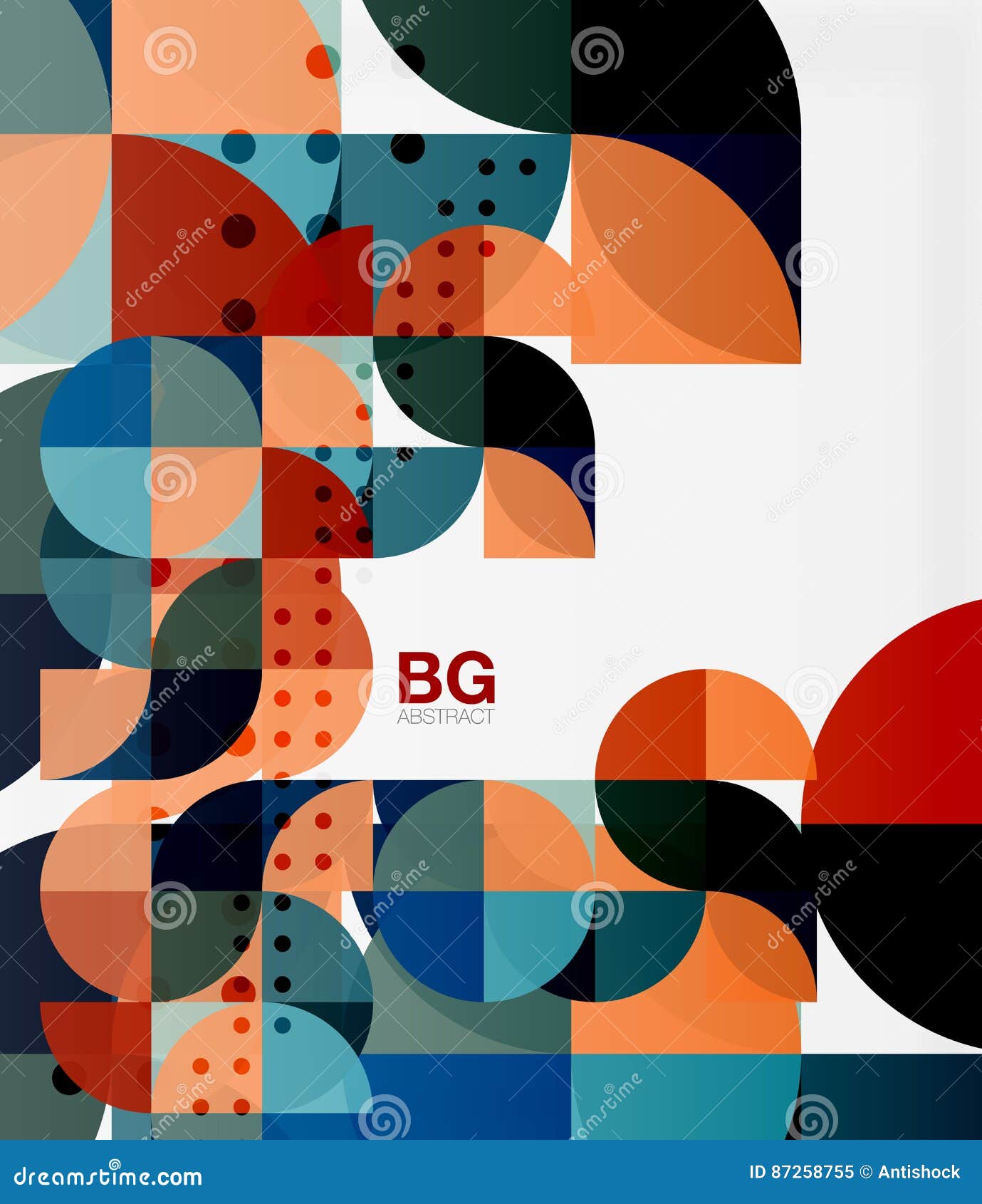 Vector Circle Abstract Background Stock Illustration - Illustration of ...