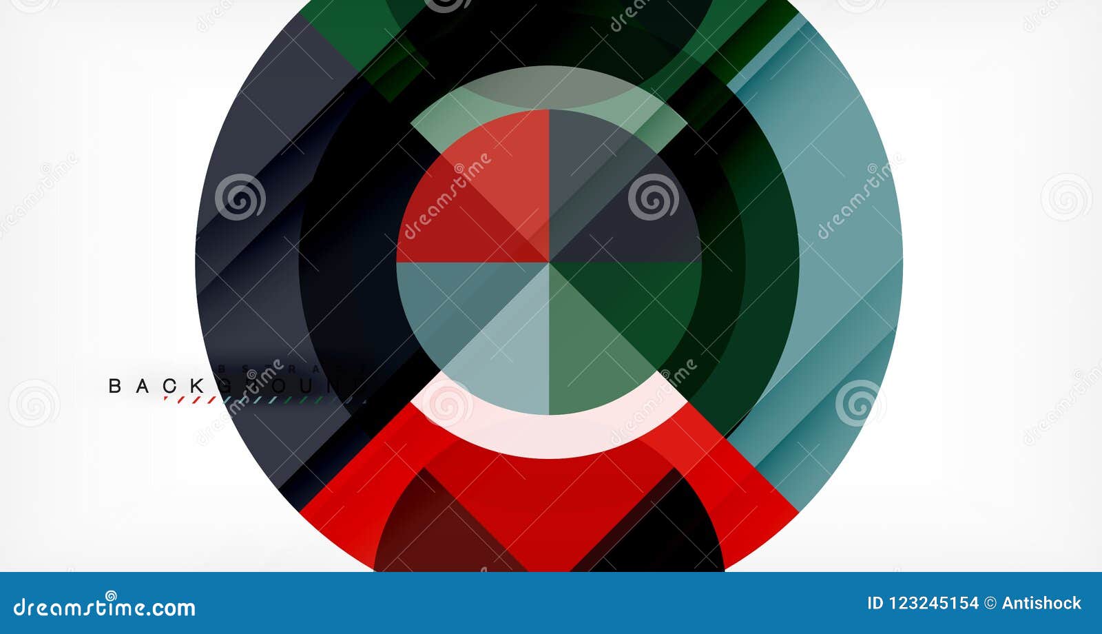Vector Circle Abstract Background Stock Vector - Illustration of ...
