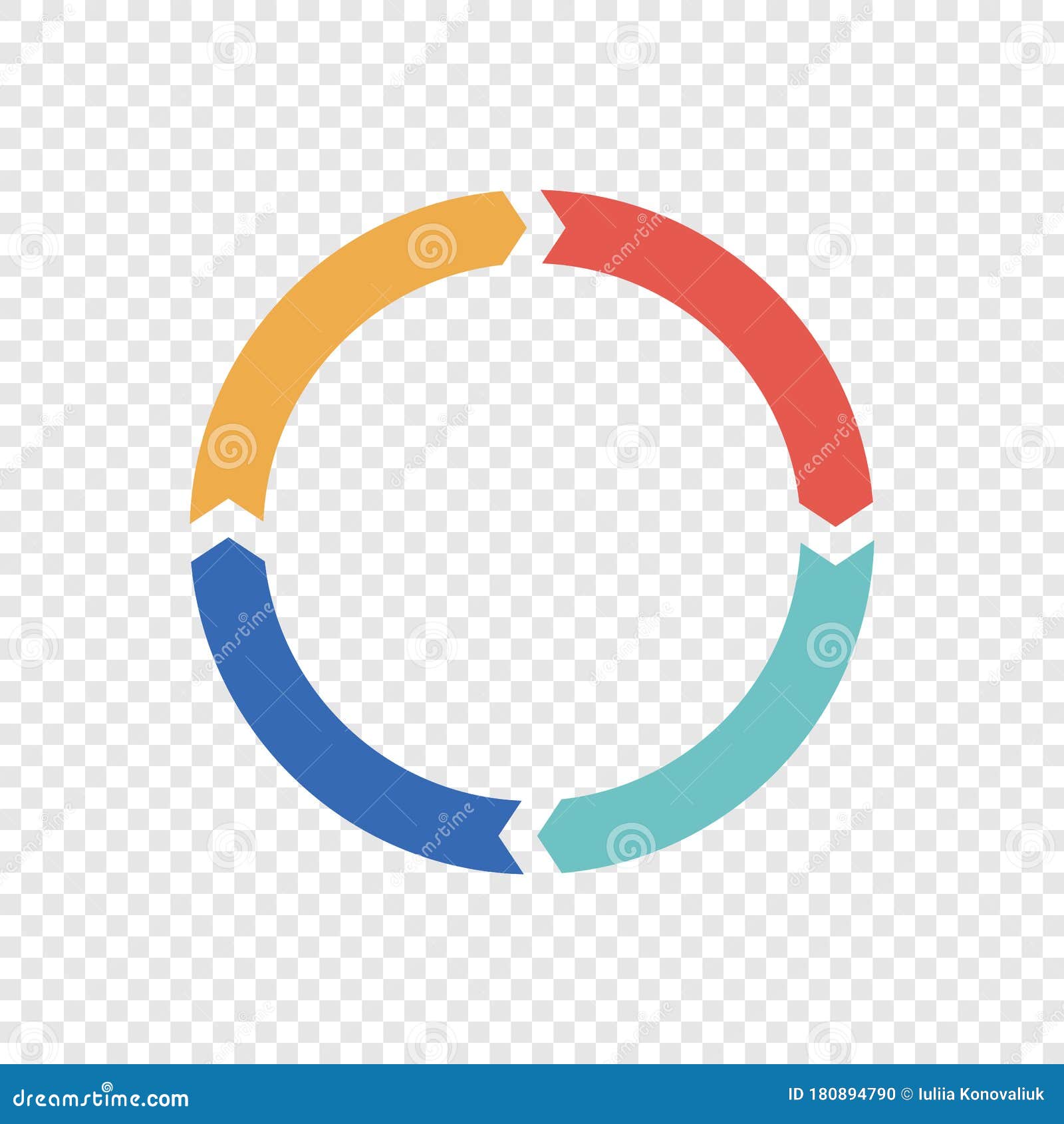 Vector Circle Arrows Infographic. Vector Business Template. Circular ...